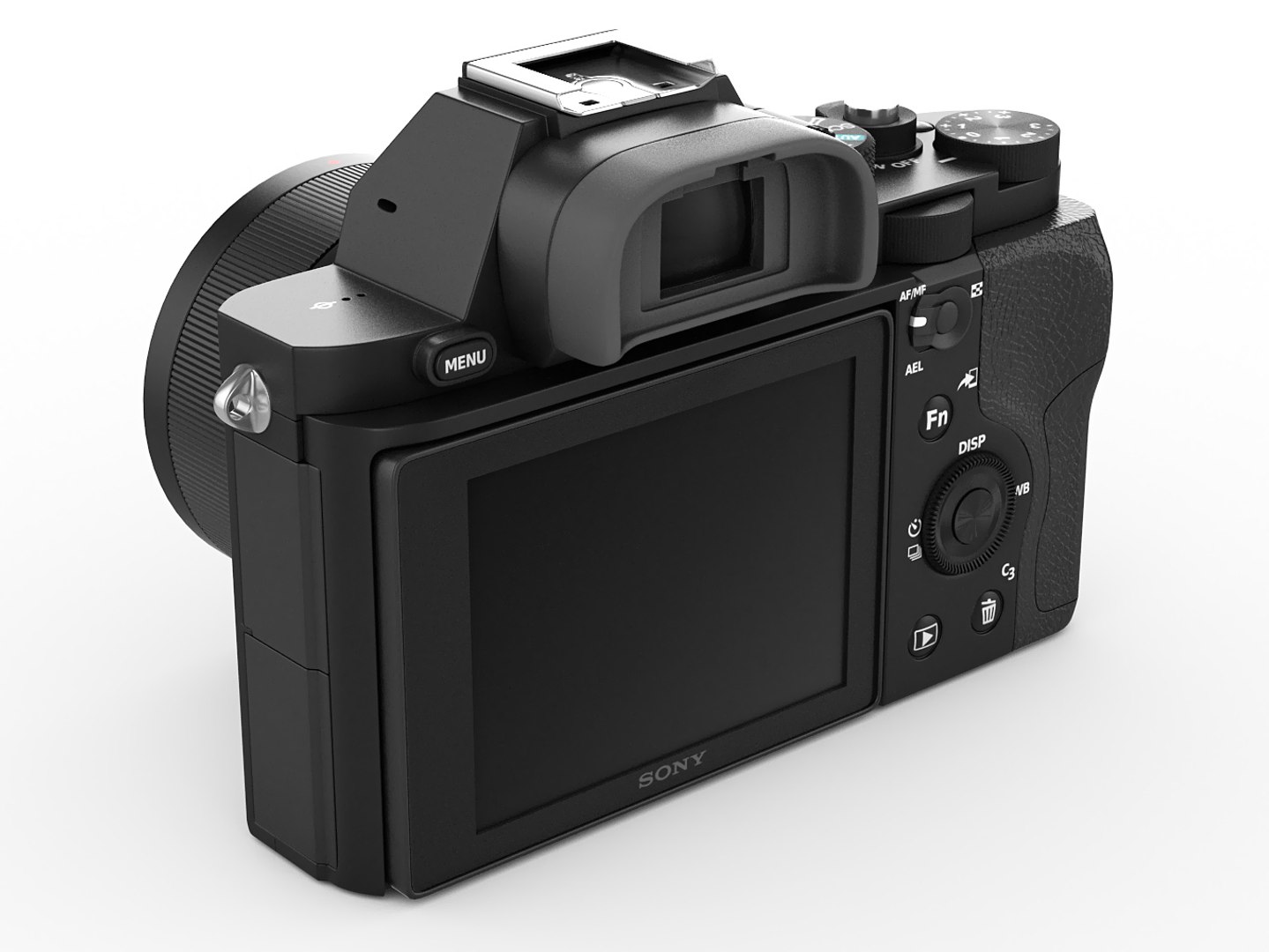 3d Sony Alpha 7r Camera Lens Model