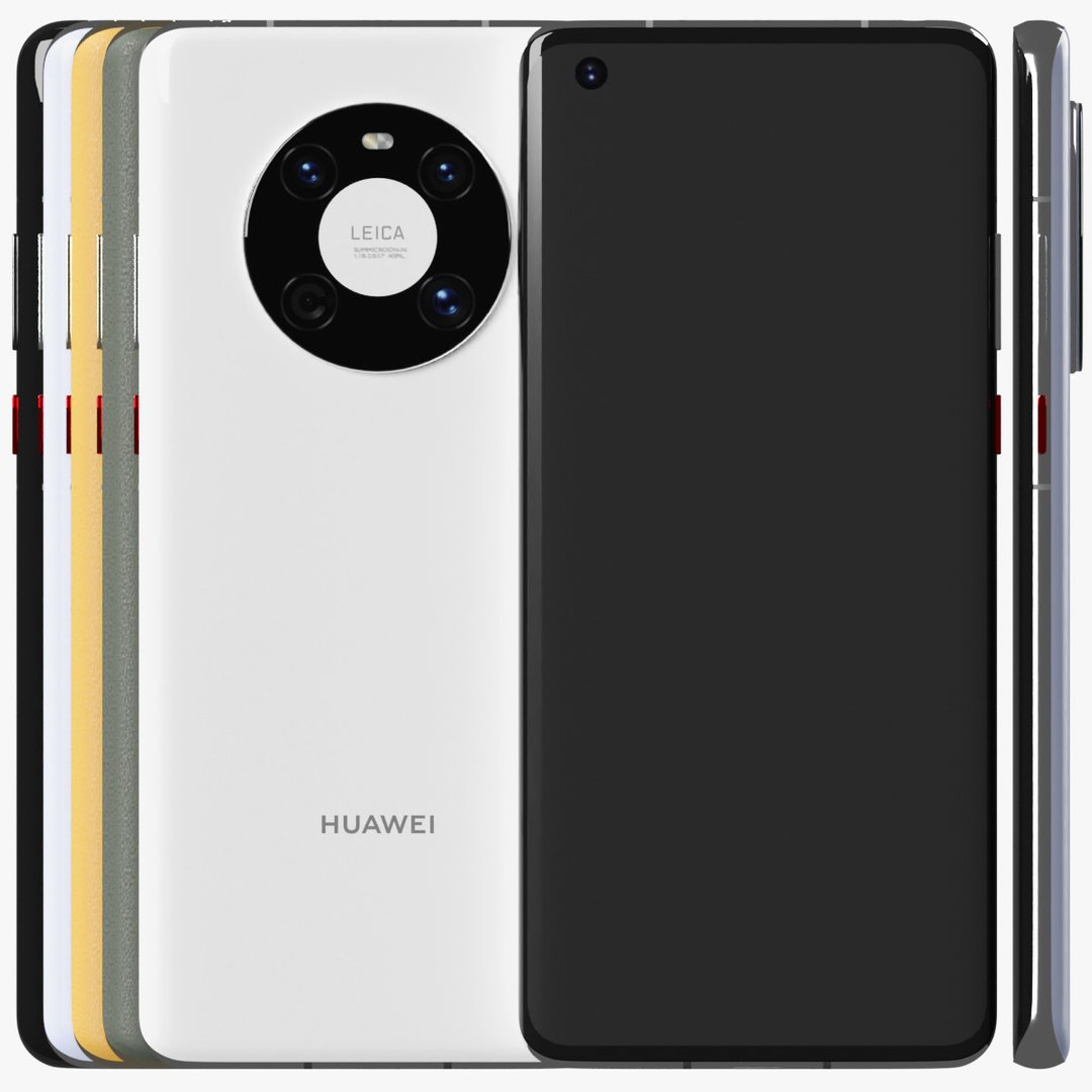 Huawei Mate 40 All Colors Smartphone 3D - TurboSquid 2073979