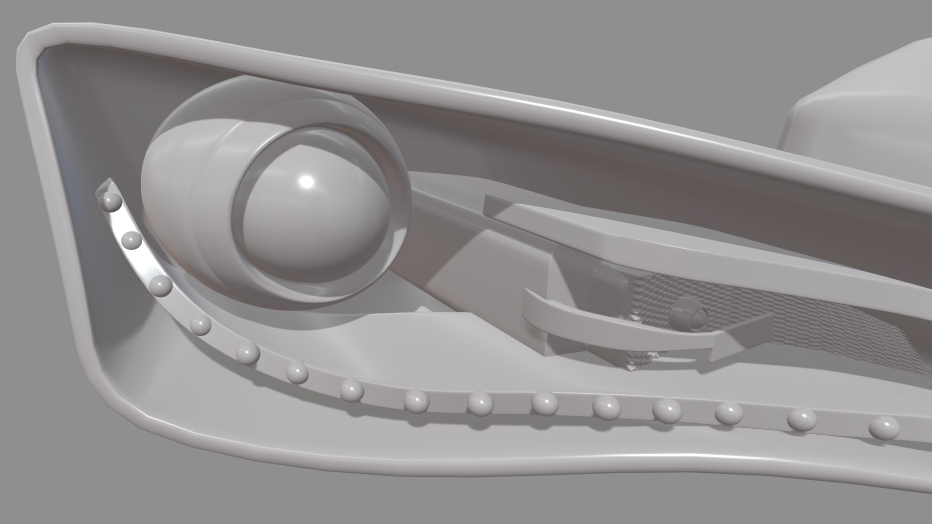 Headlights Audi R8 Custom 3D Model - TurboSquid 1889186