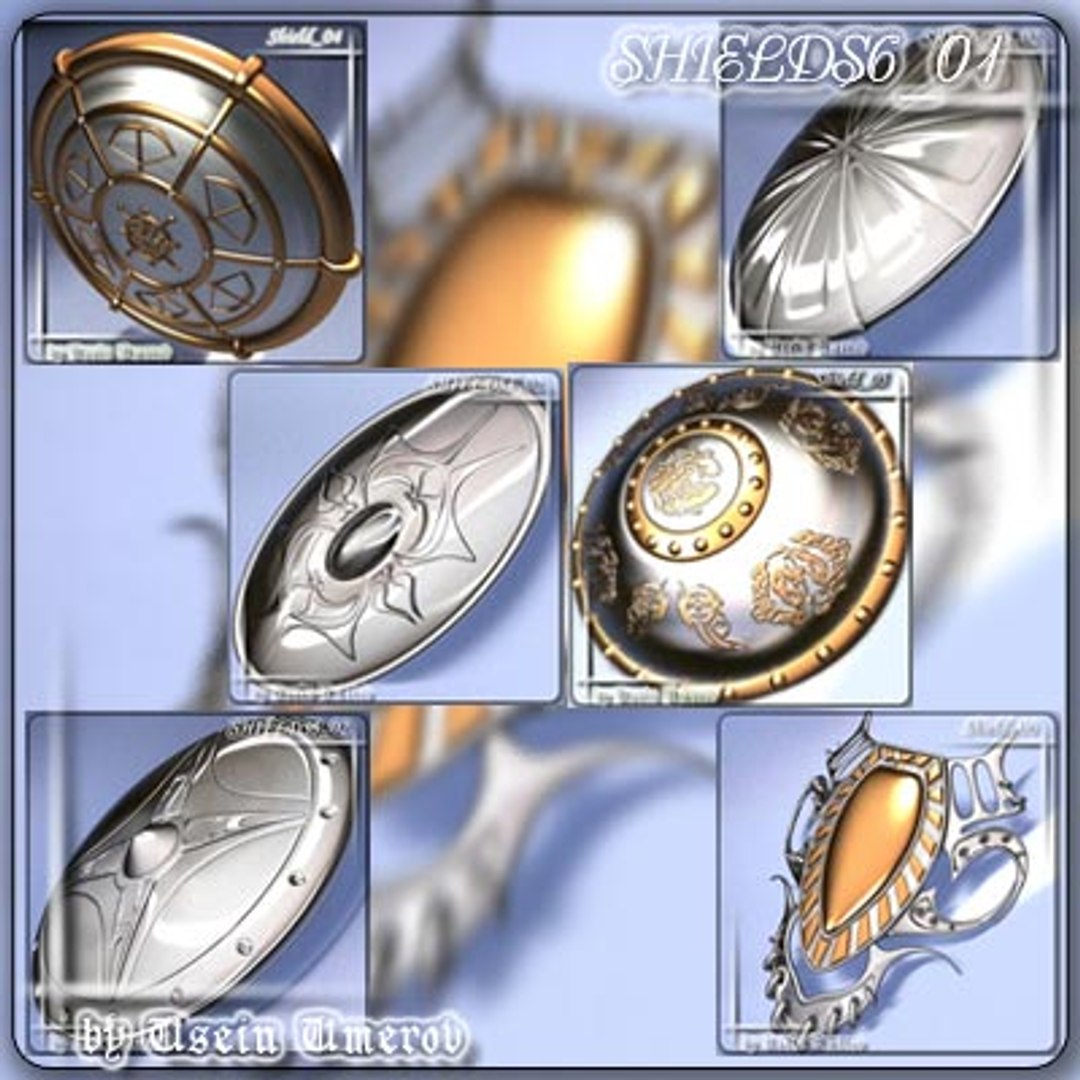 3ds Max 6 Shields 01