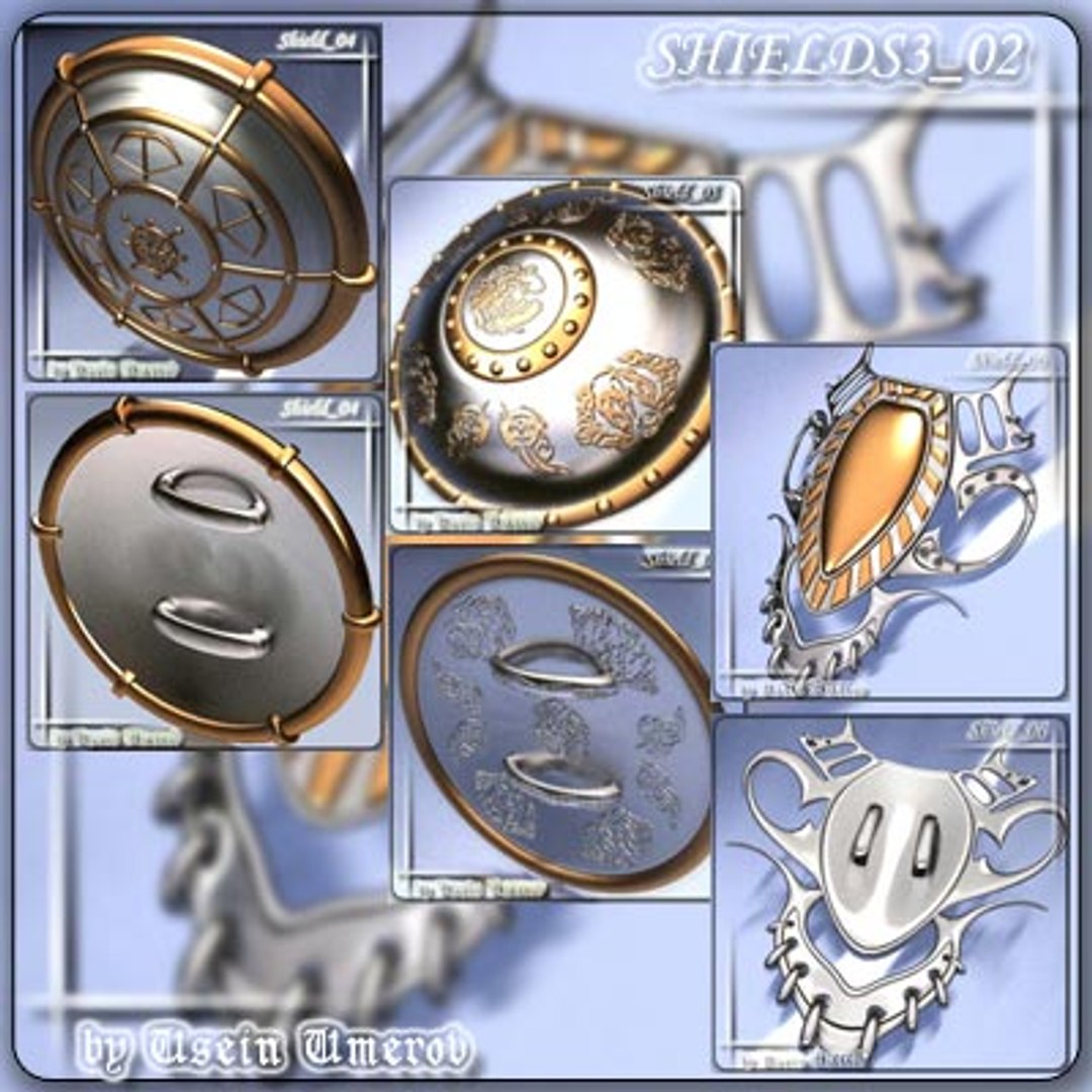 3ds Max 6 Shields 01