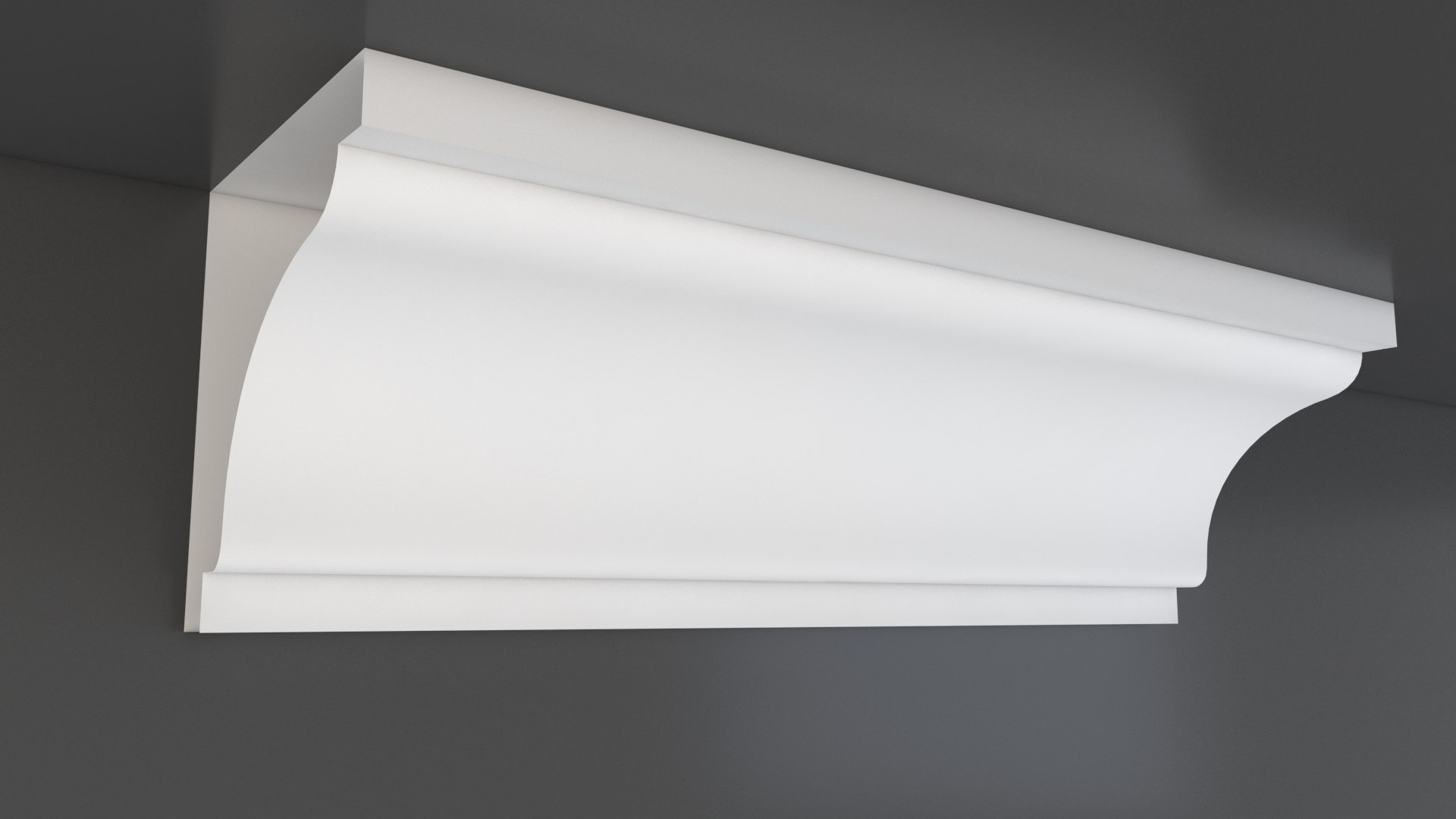 Cornice 82 Straight Model - TurboSquid 2022933