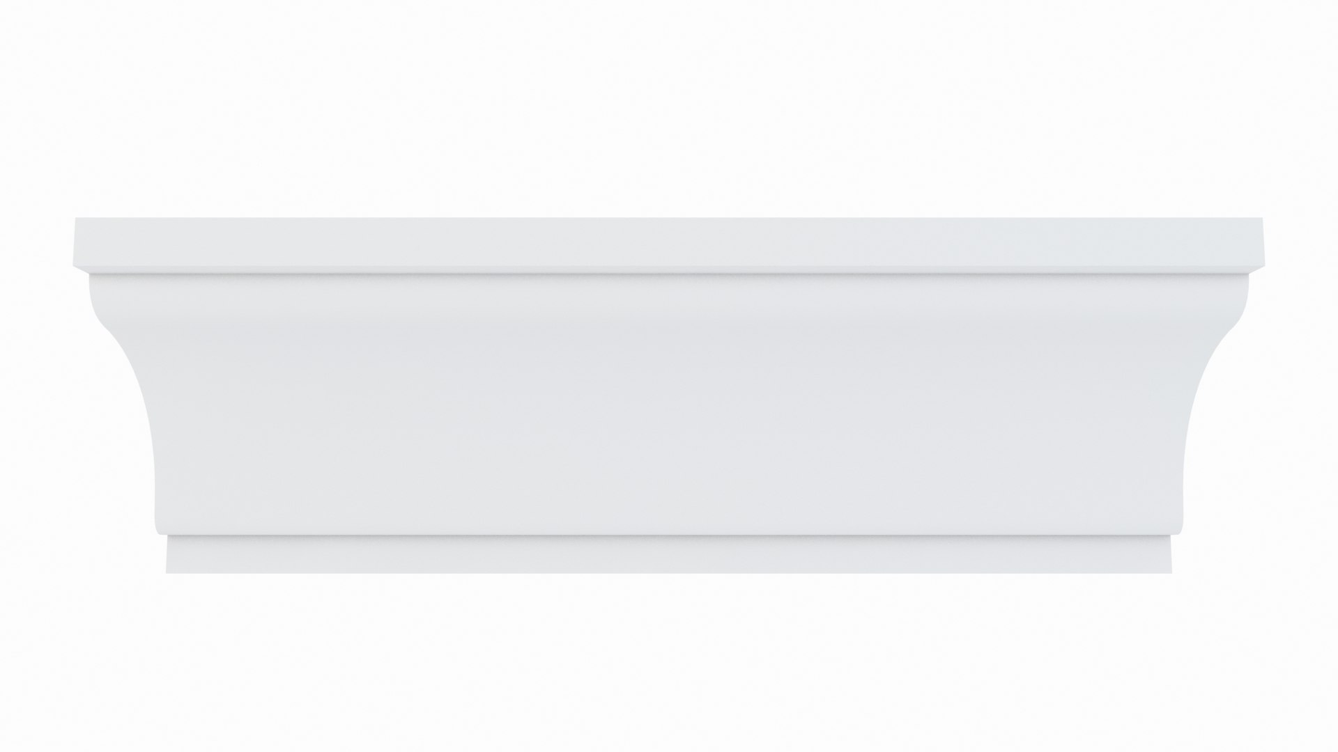 Cornice 82 Straight Model - TurboSquid 2022933