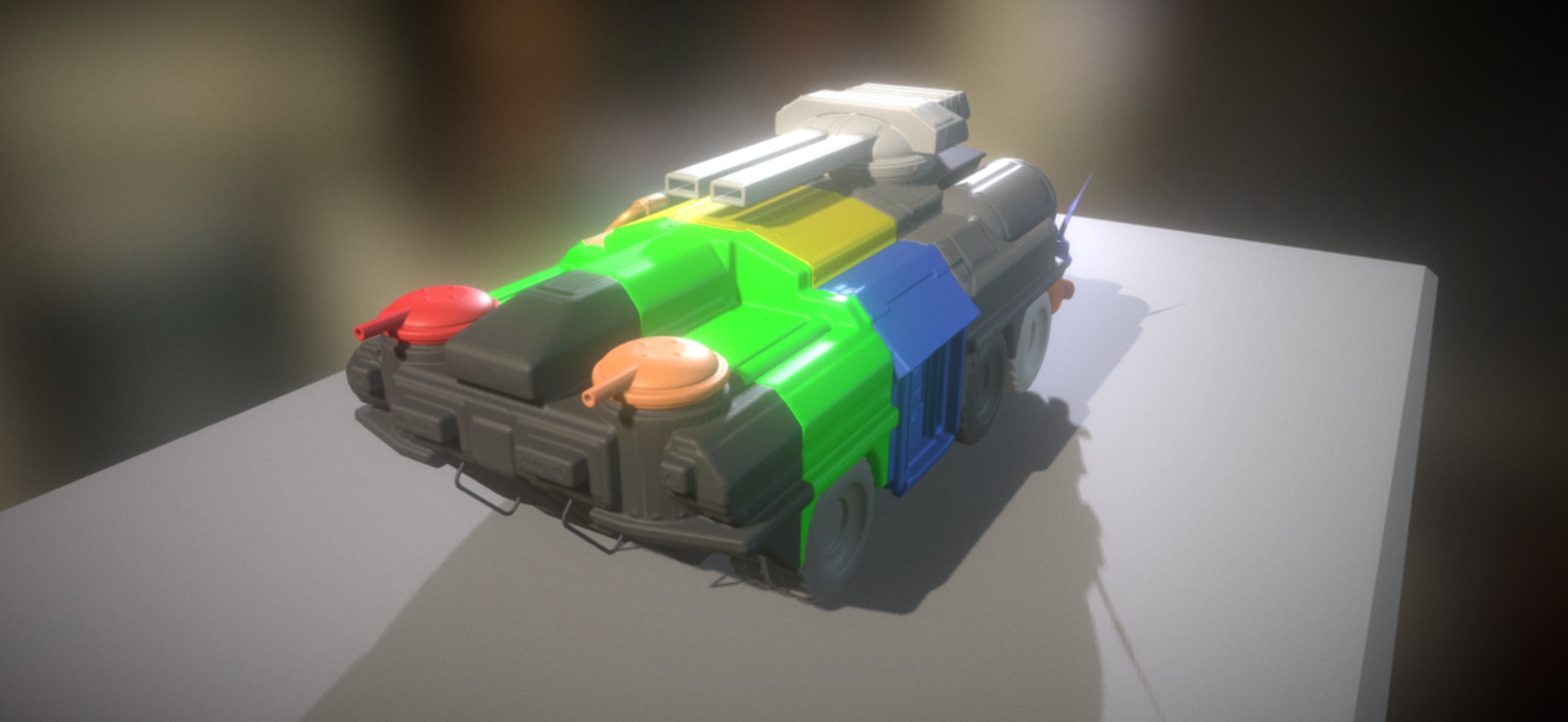 Free Blend Model 3d-printable Tank
