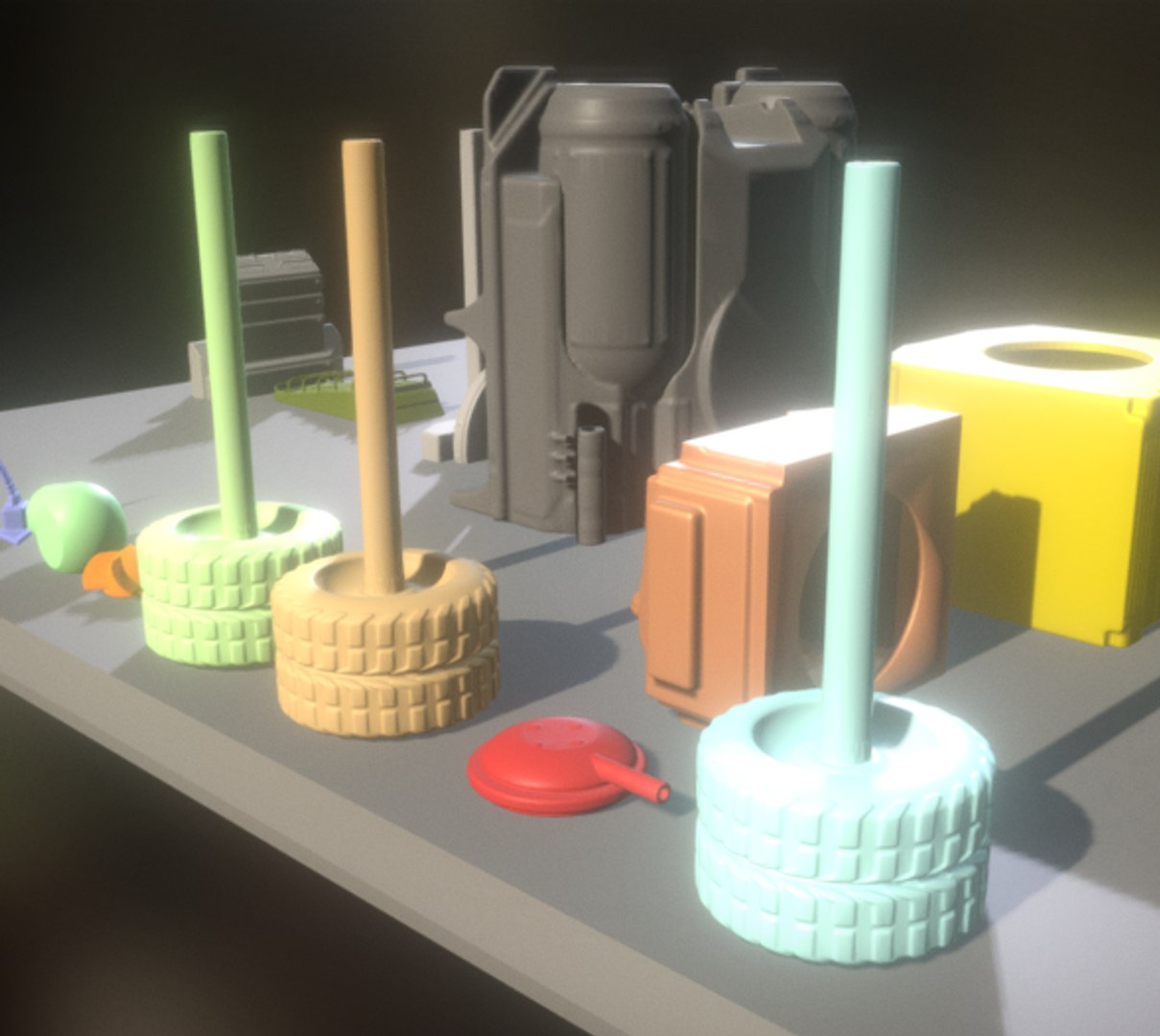 Free Blend Model 3d-printable Tank