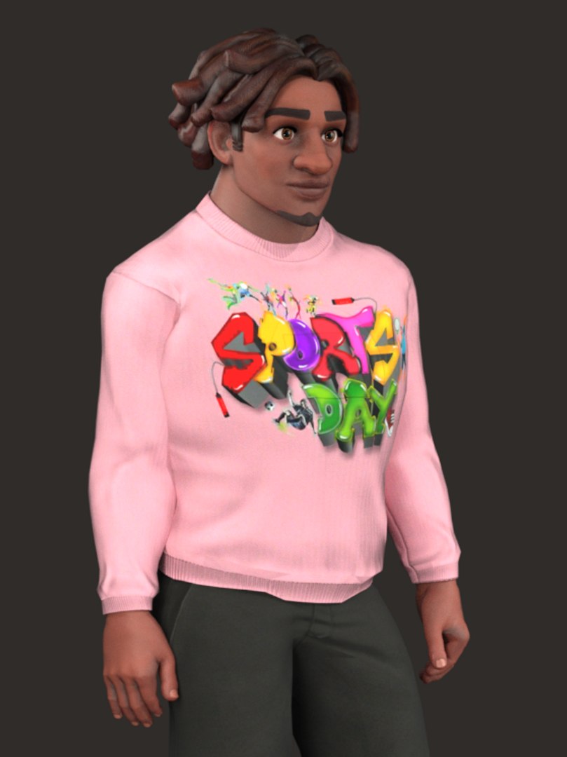 Cartoon 3D Rigged Man-Simo Character Model 3D Model - TurboSquid 2275612