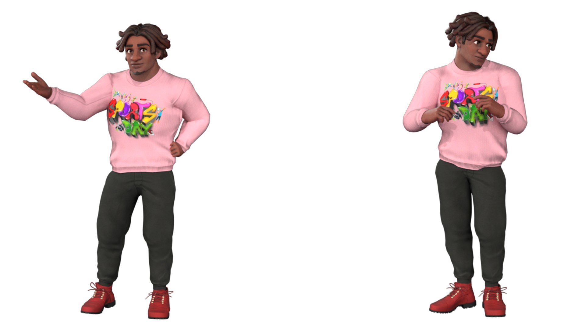 Cartoon 3D Rigged Man-Simo Character Model 3D Model - TurboSquid 2275612