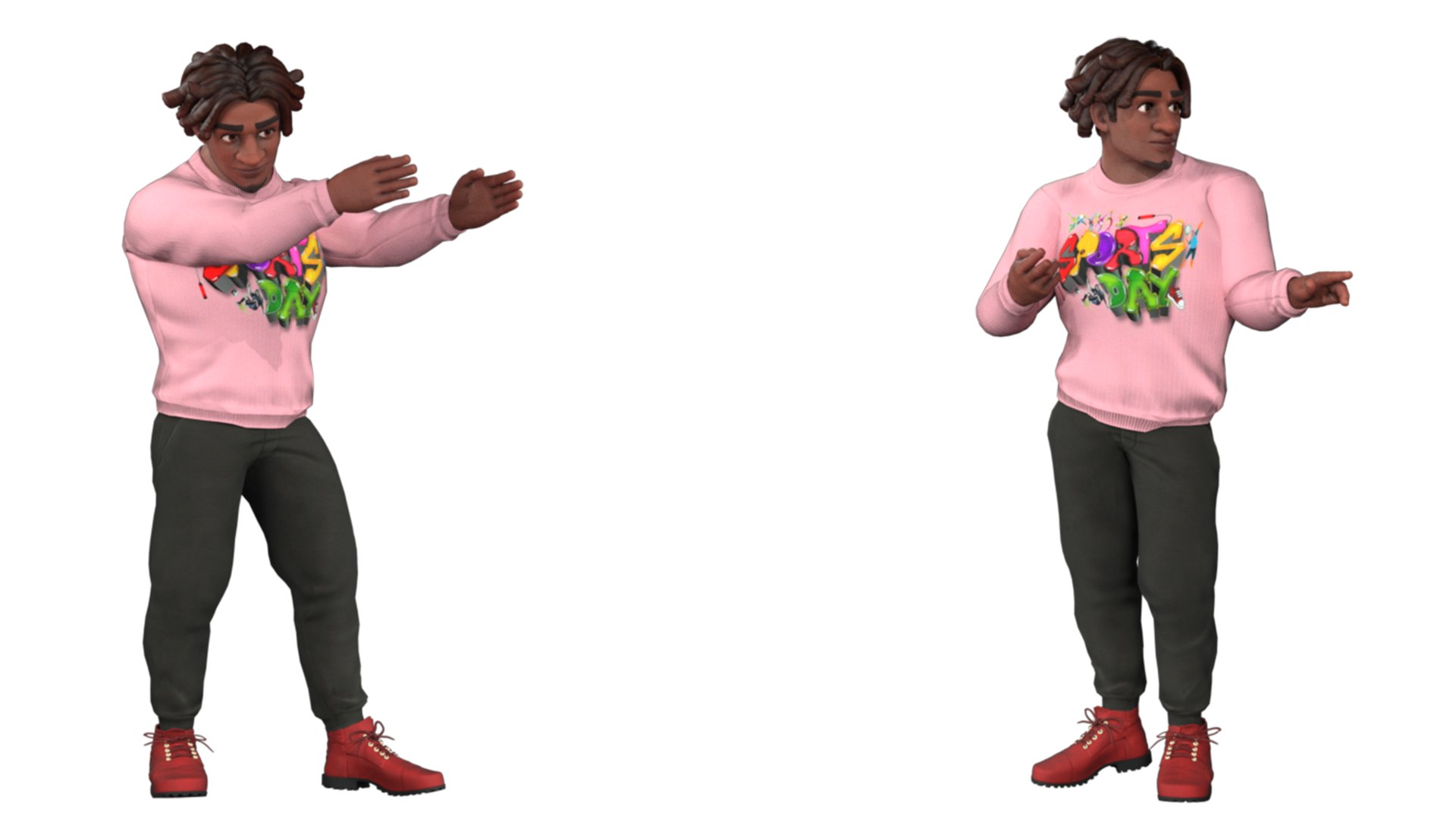 Cartoon 3D Rigged Man-Simo Character Model 3D Model - TurboSquid 2275612