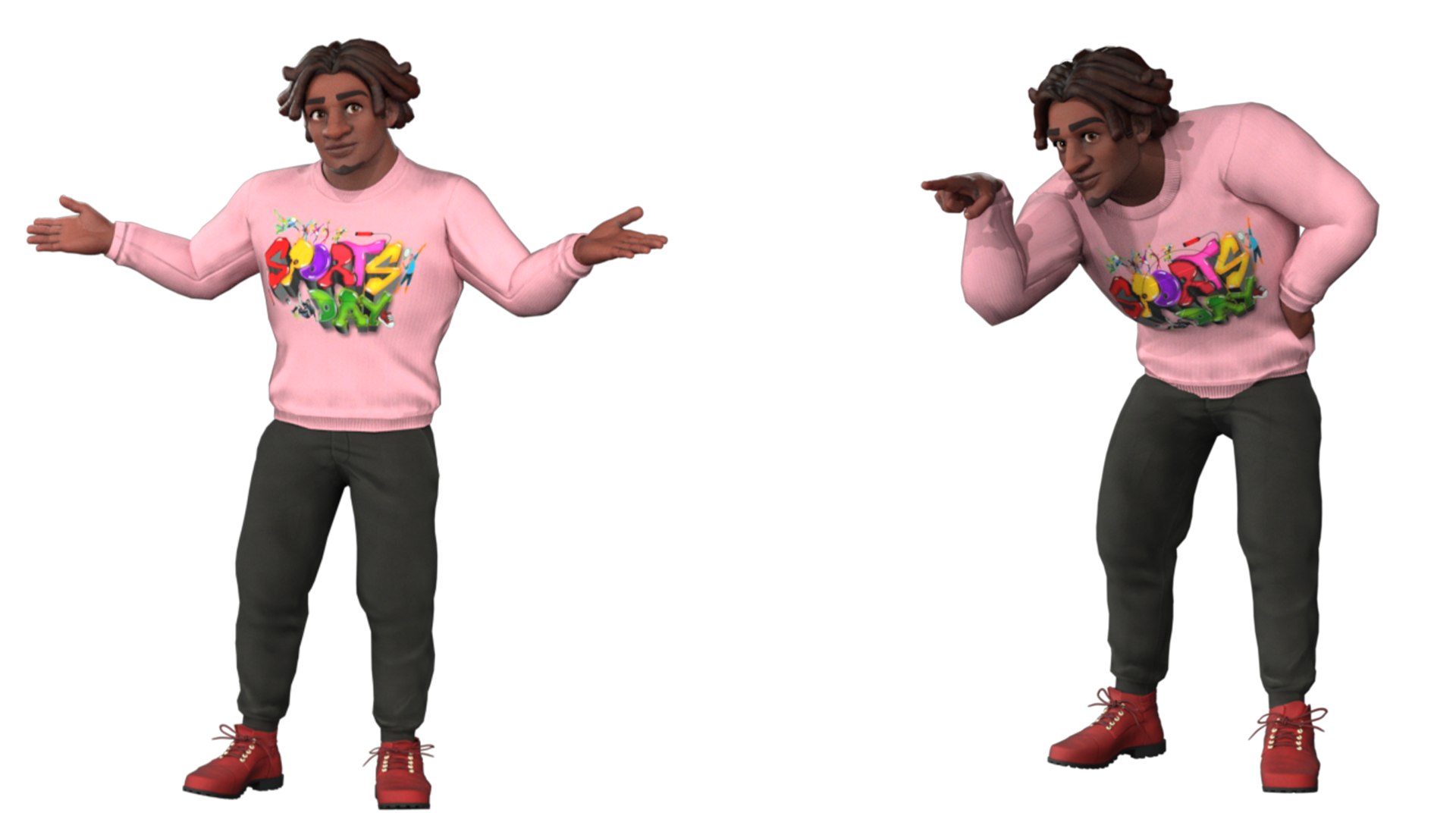 Cartoon 3D Rigged Man-Simo Character Model 3D Model - TurboSquid 2275612