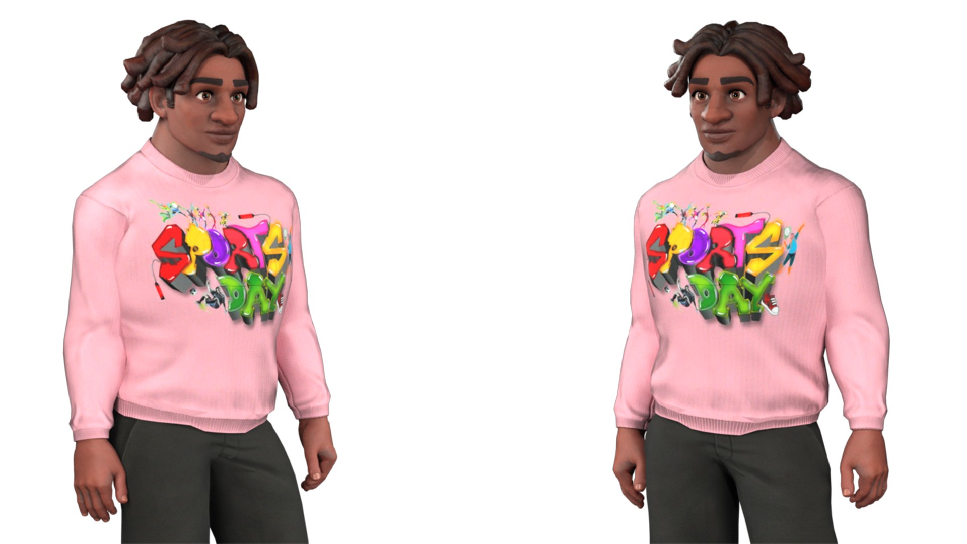 Cartoon 3D Rigged Man-Simo Character Model 3D Model - TurboSquid 2275612