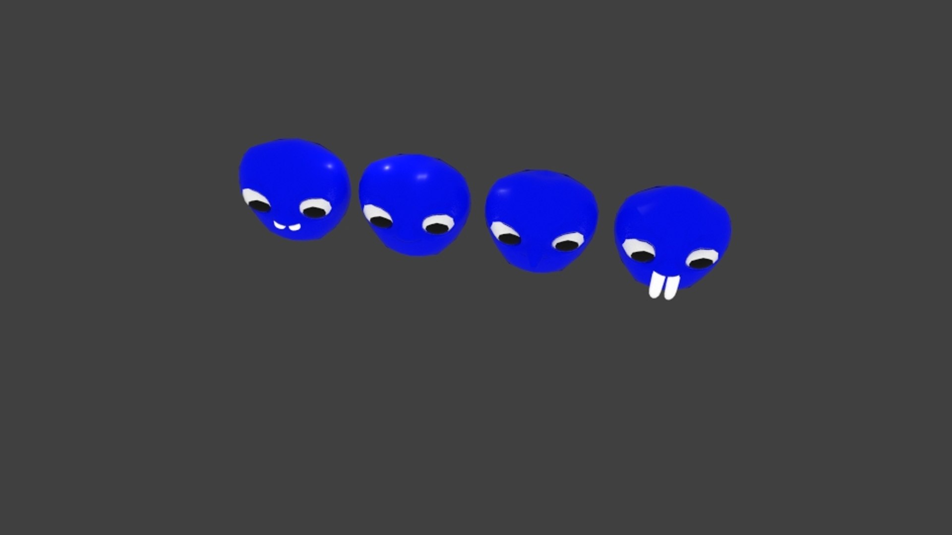 Blob face 3D model - TurboSquid 1288455