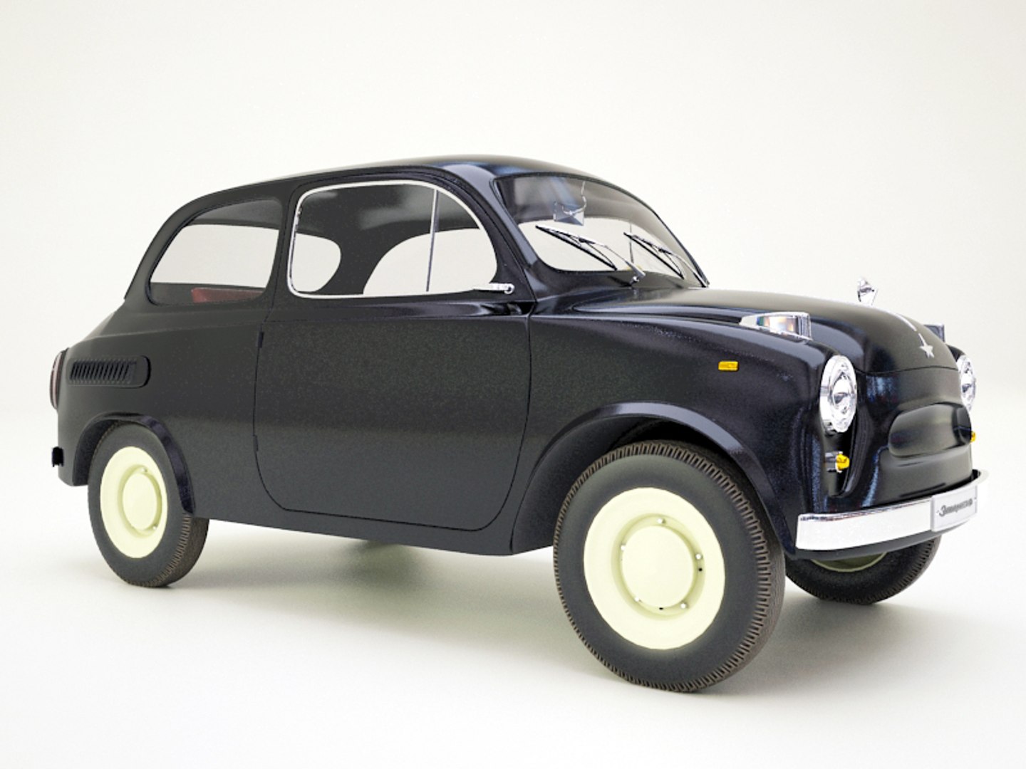 zaz 965 - soviet 3d model