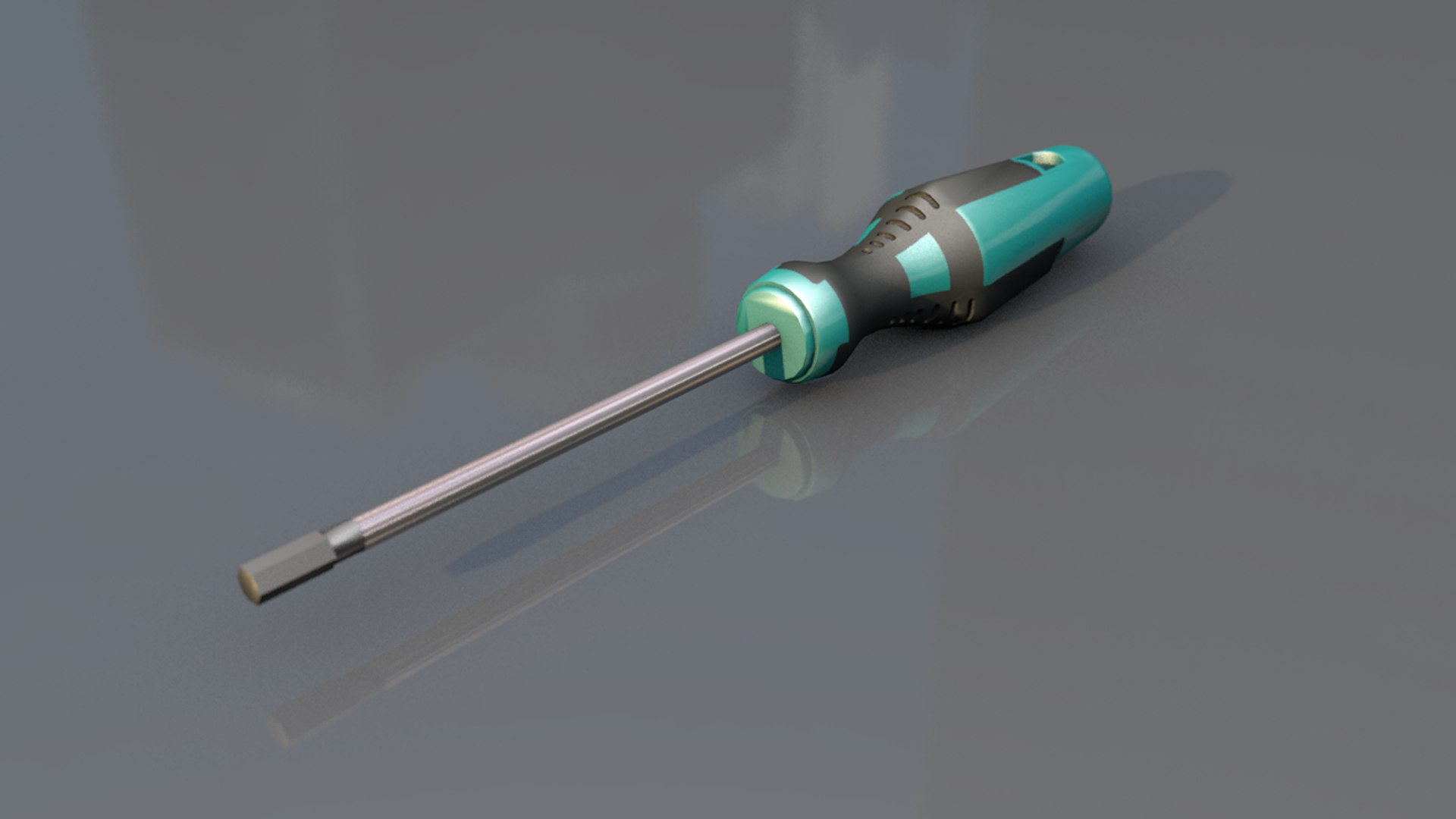 Square head screwdriver 3D model - TurboSquid 1476899