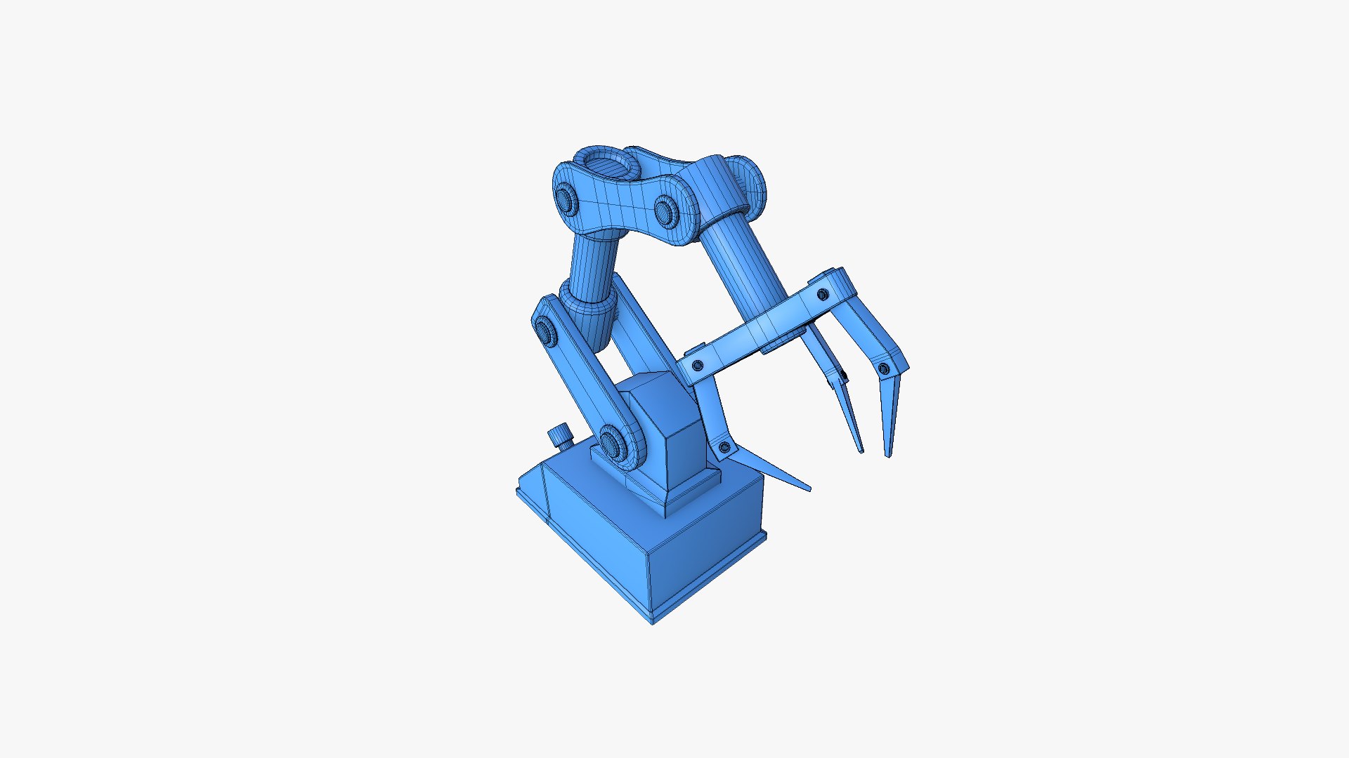 3D Robotic Hand A09 Destroyed - Machinery Industrial Design ...