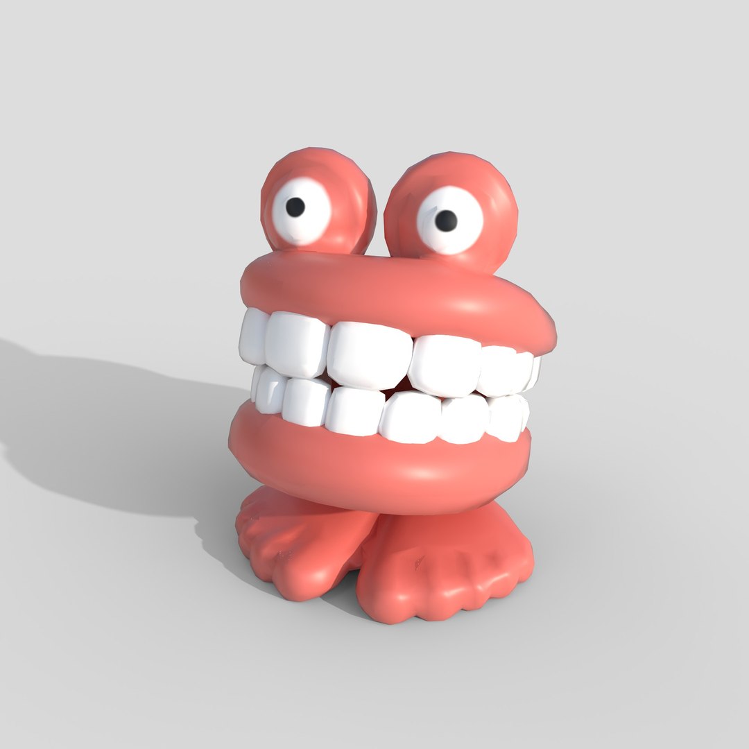 Chatter Teeth Toys 3D Model - TurboSquid 2342240