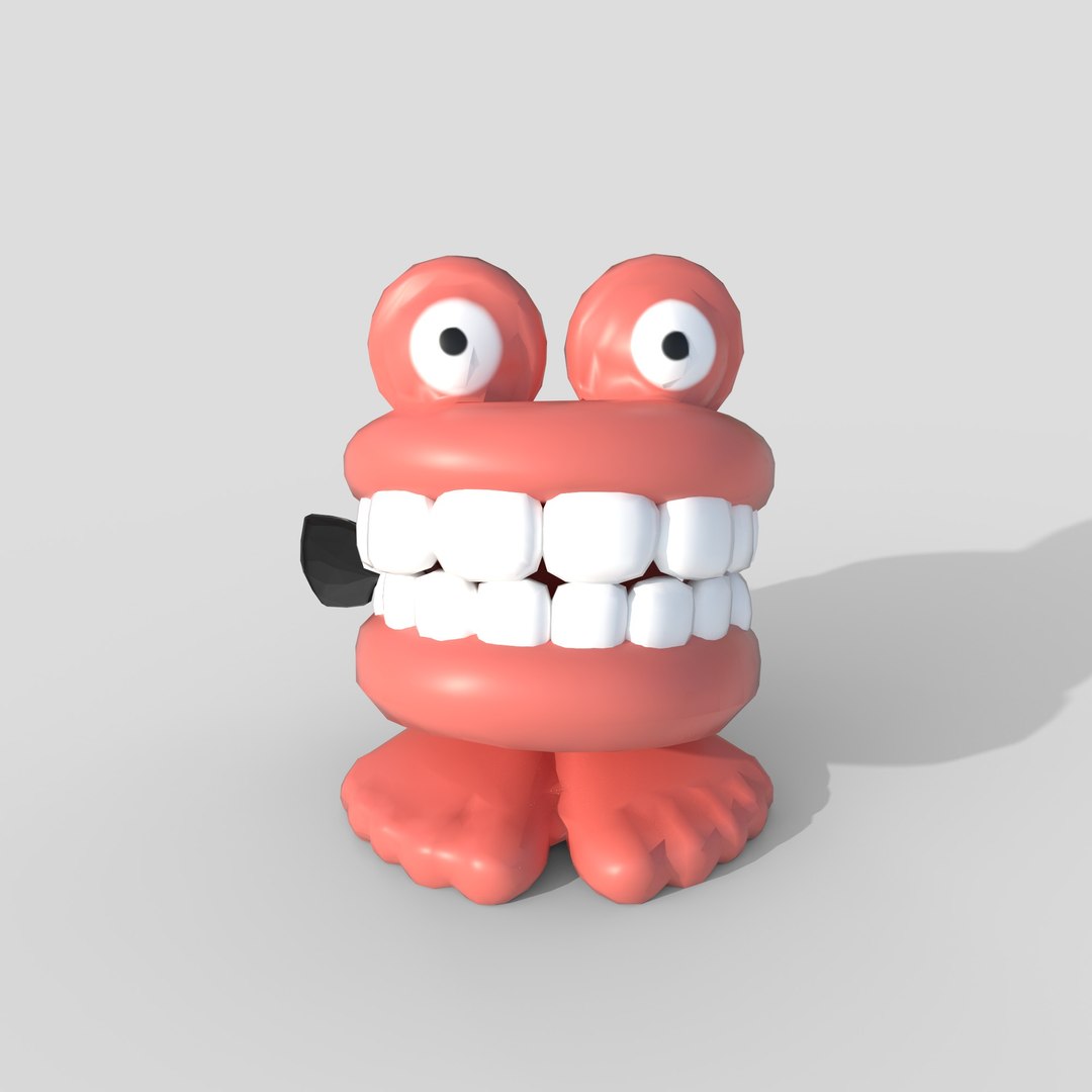 Chatter Teeth Toys 3D Model - TurboSquid 2342240