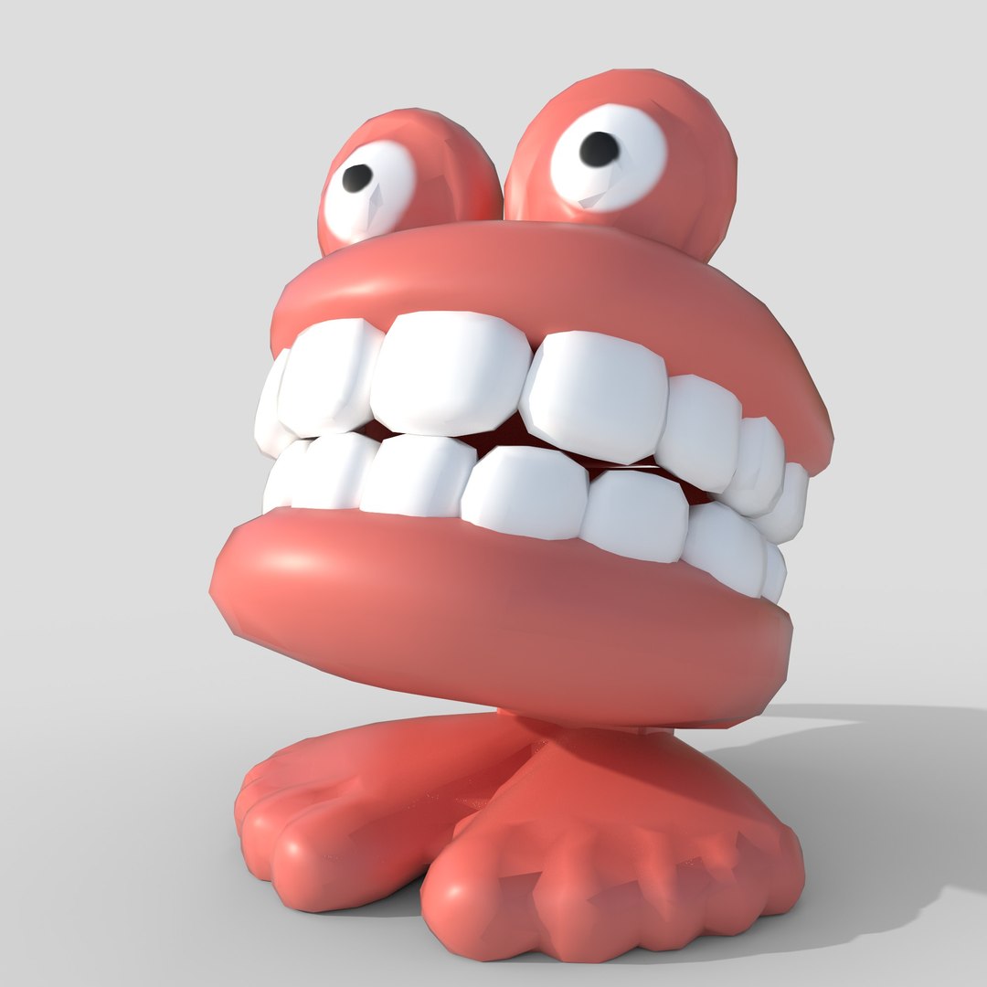 Chatter Teeth Toys 3D Model - TurboSquid 2342240