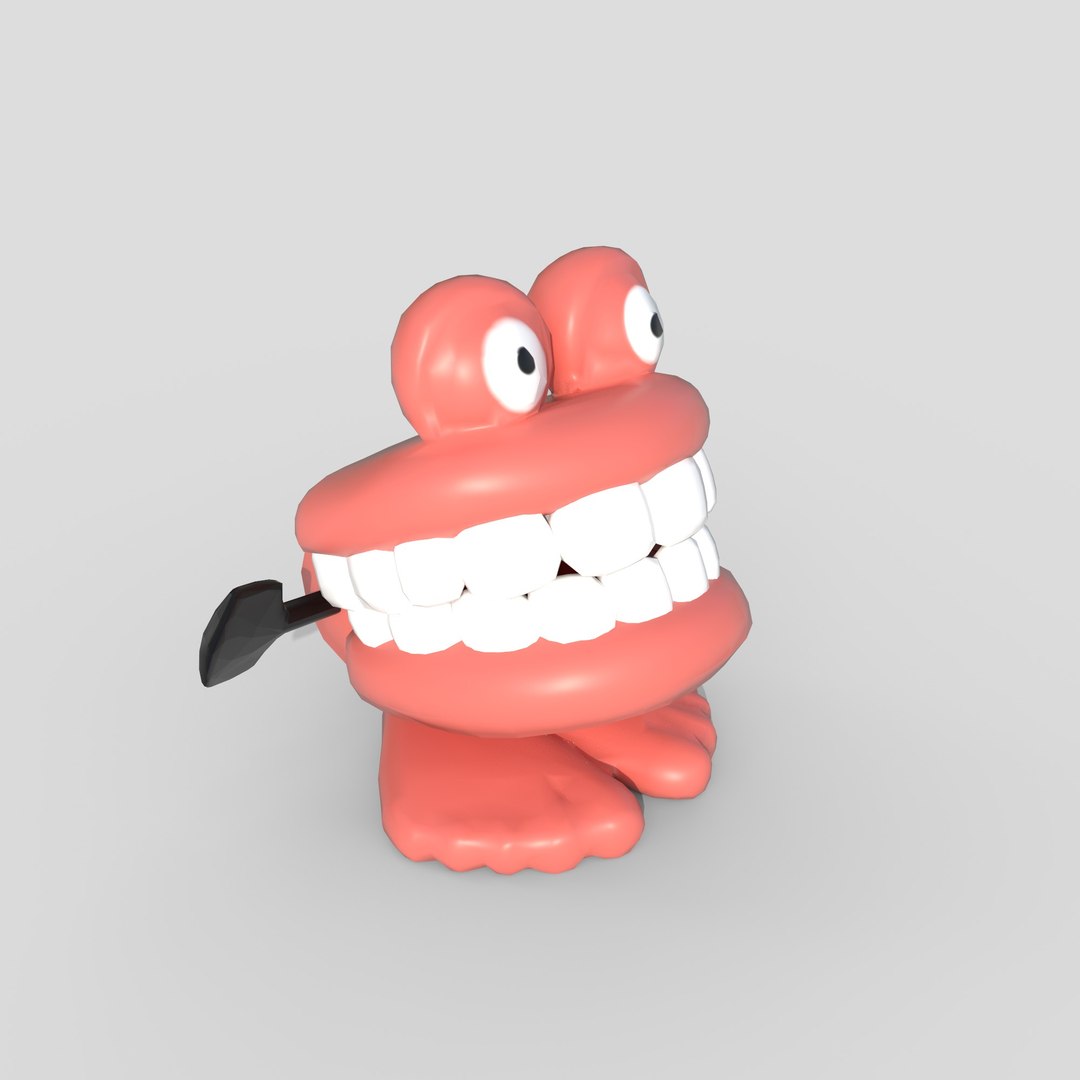 Chatter Teeth Toys 3D Model - TurboSquid 2342240