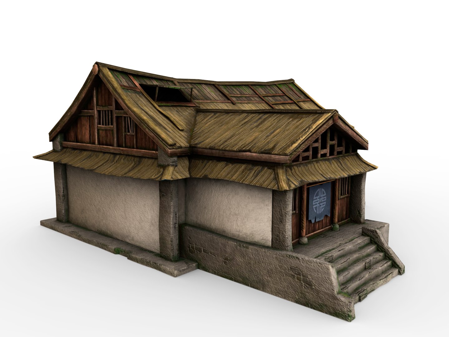 3D Old Chinese House Model - TurboSquid 1550795