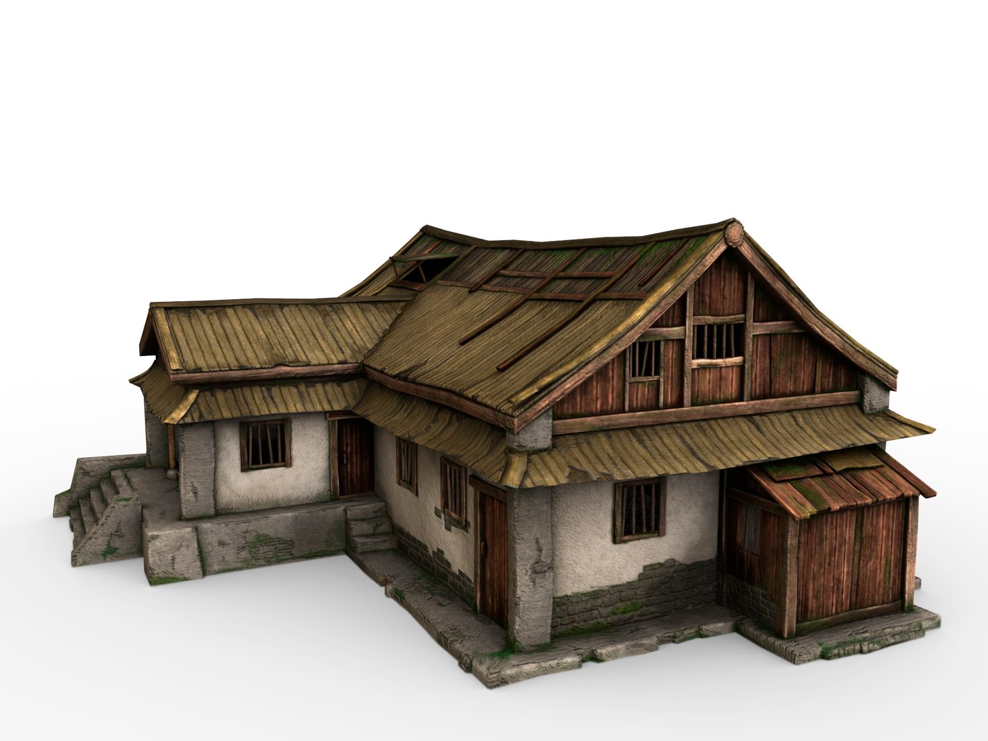 3D Old Chinese House Model - TurboSquid 1550795