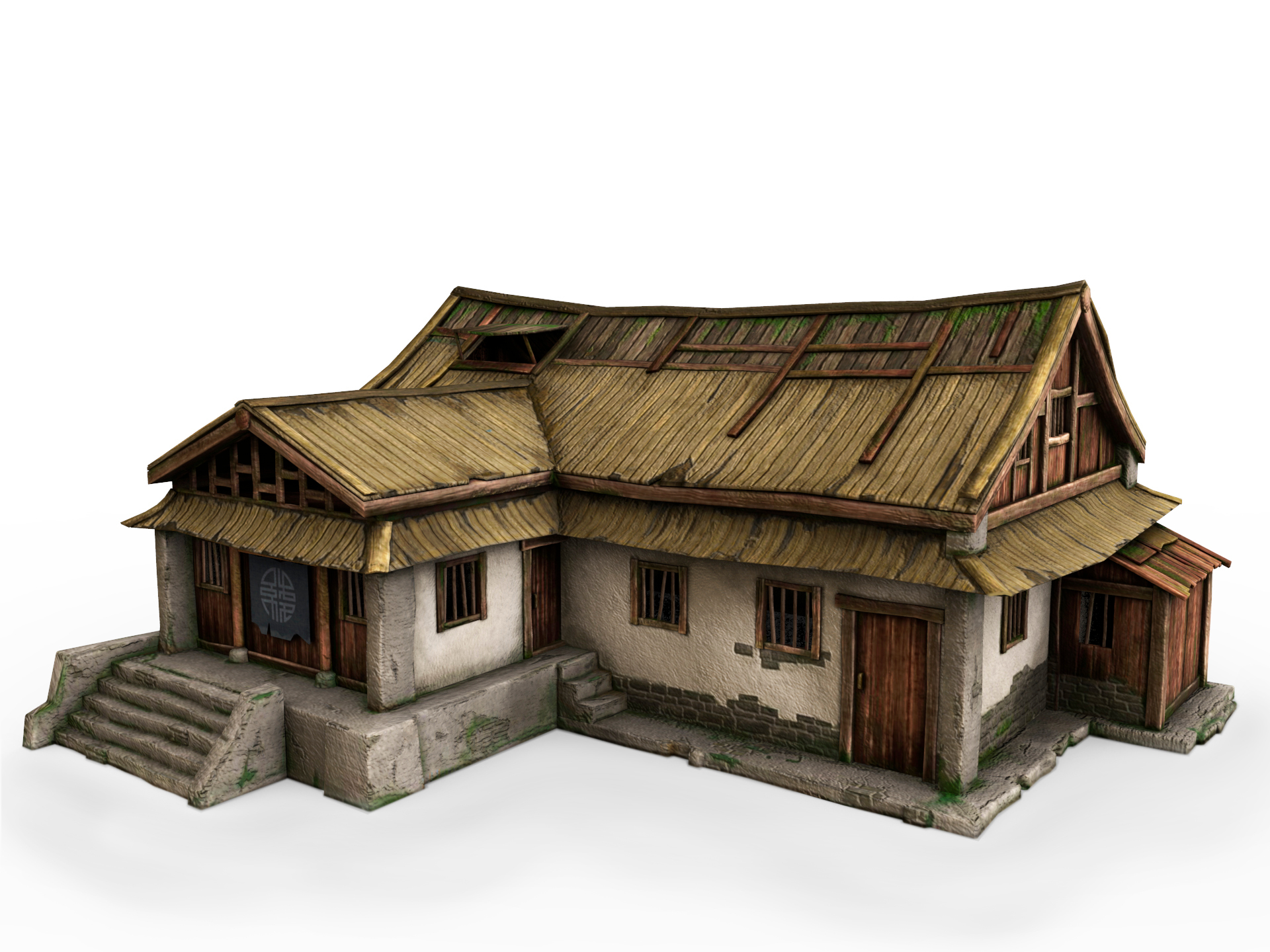 3D old chinese house model - TurboSquid 1550795