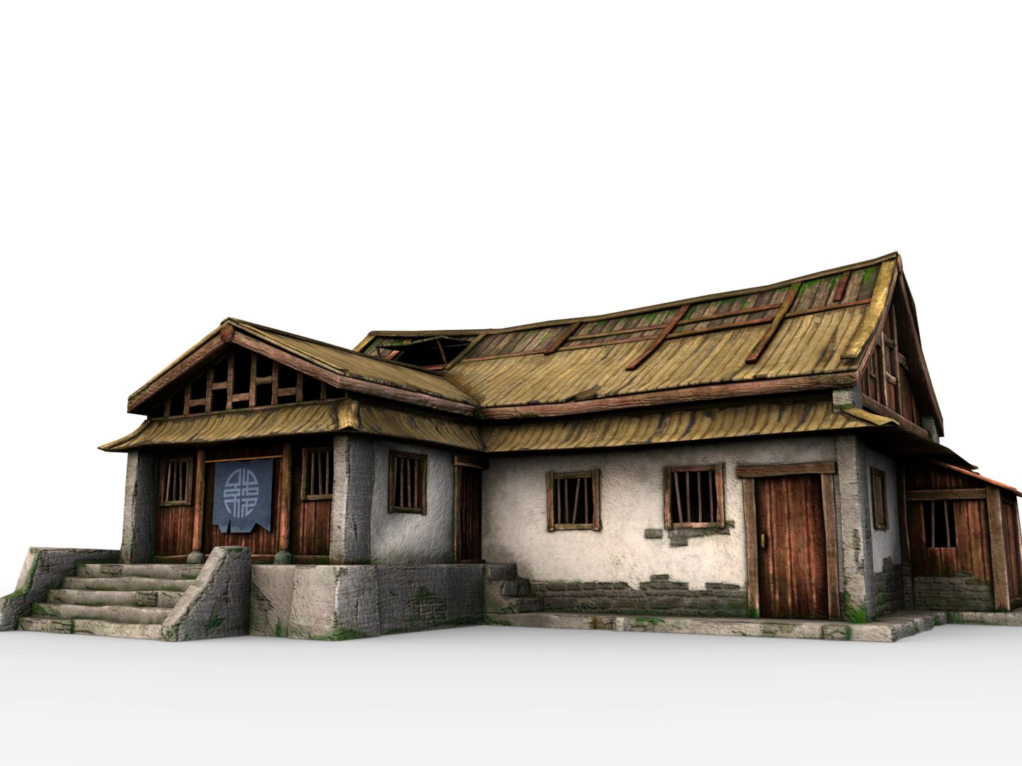 3D Old Chinese House Model - TurboSquid 1550795