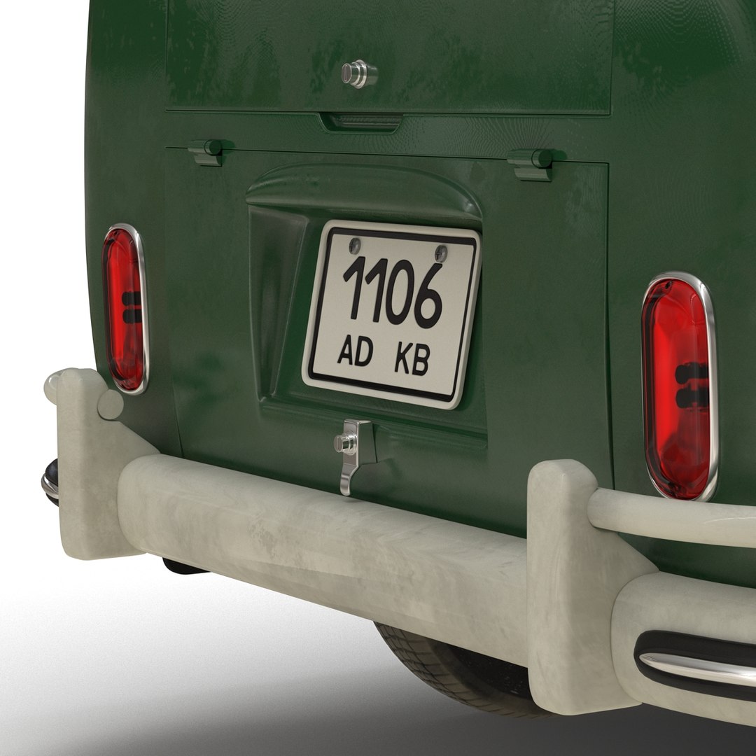 Volkswagen Type 2 Panel 3d Max