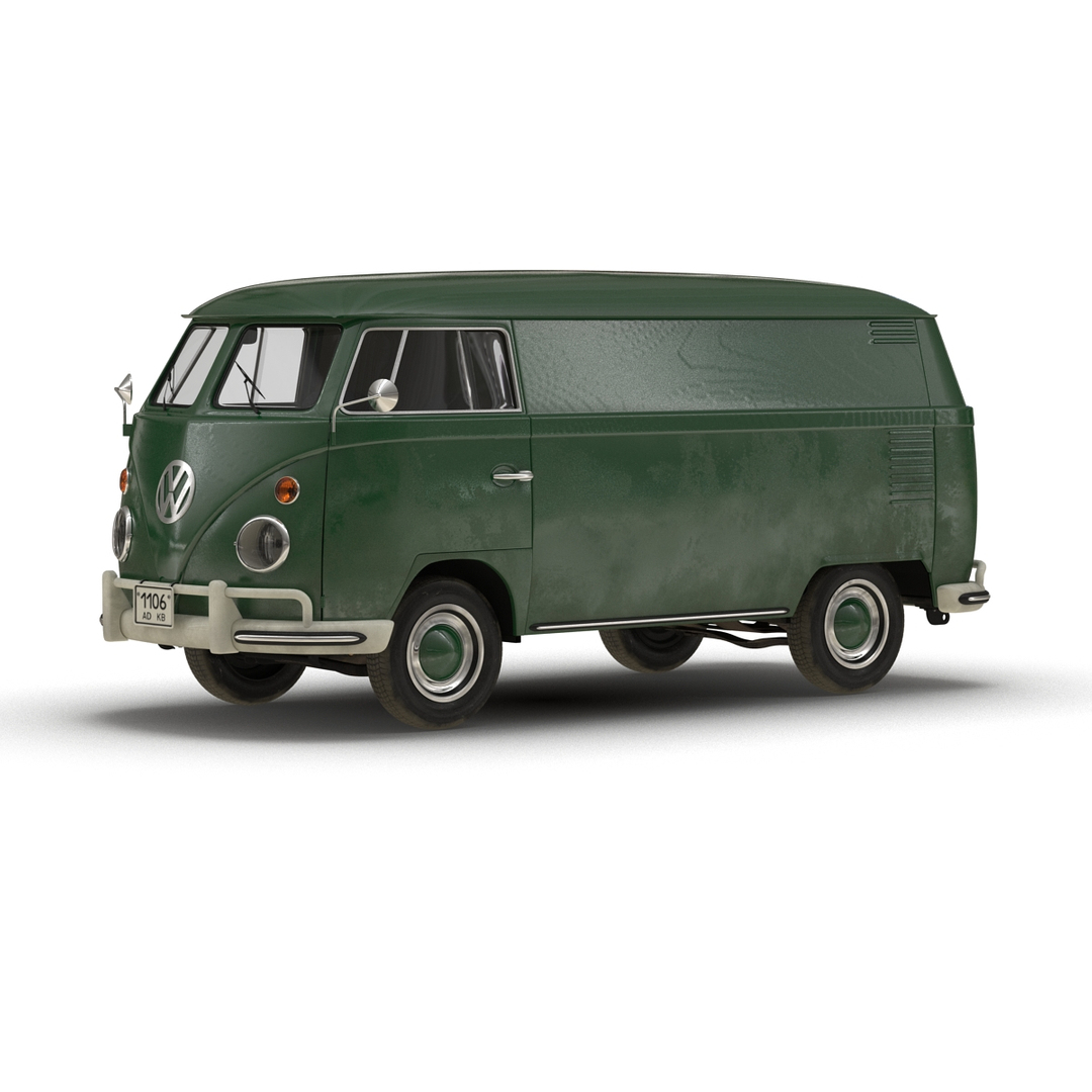 Volkswagen Type 2 Panel 3d Max