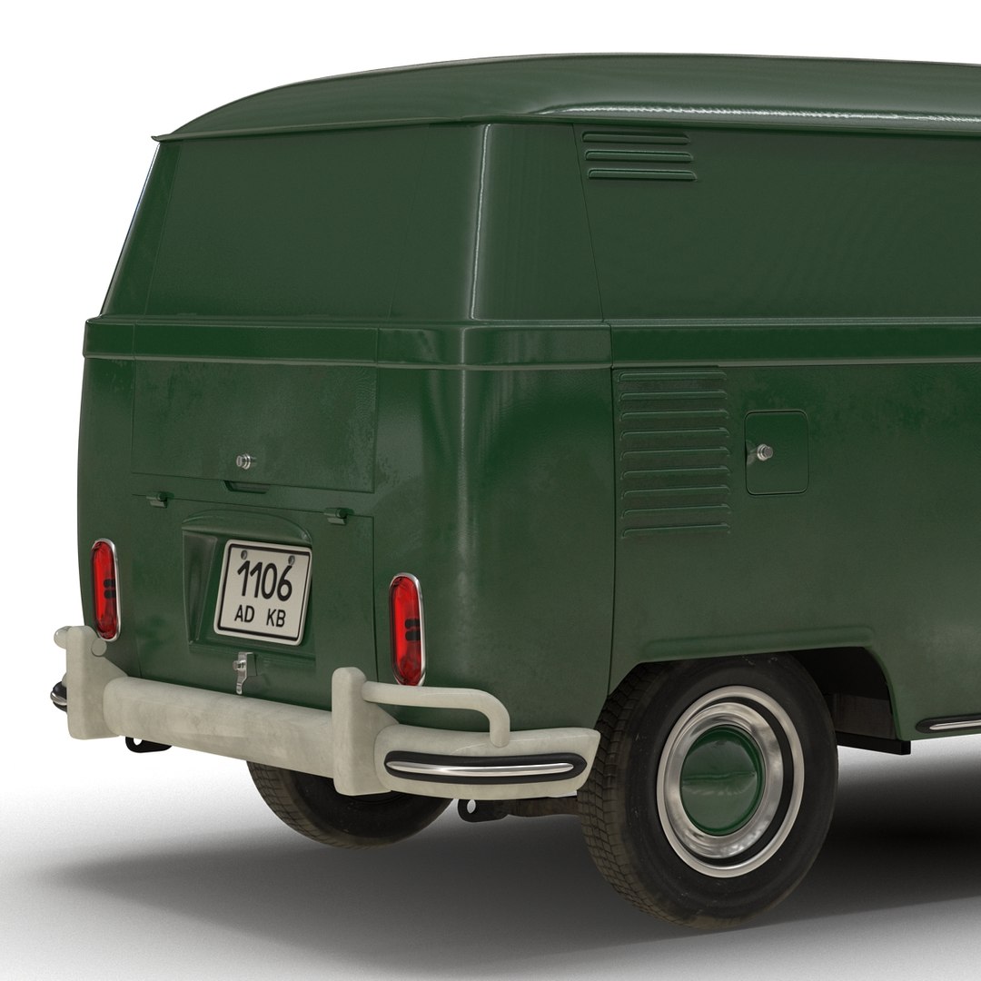 Volkswagen Type 2 Panel 3d Max