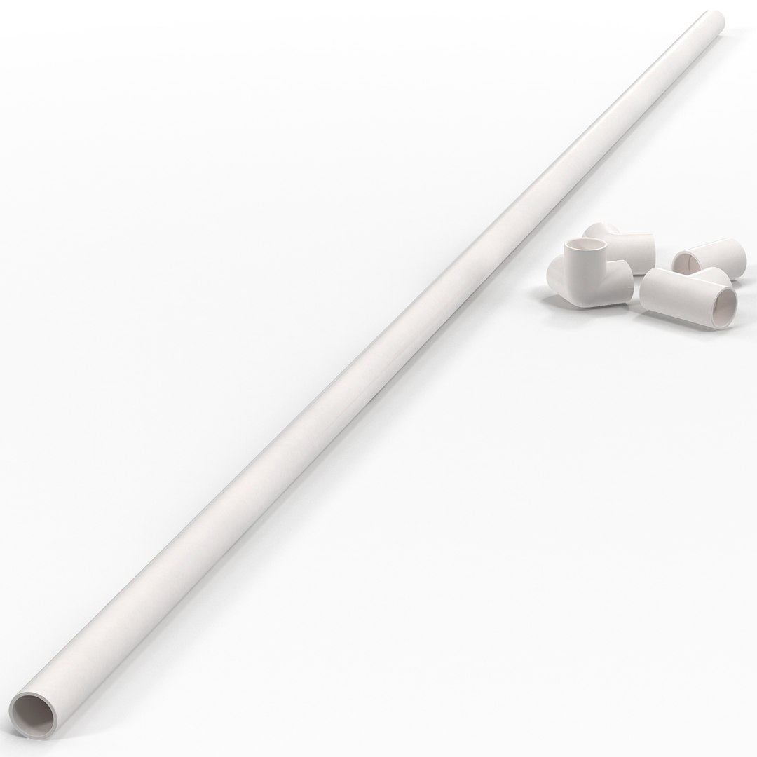 Pvc Pipes Fitting 2 3d Model