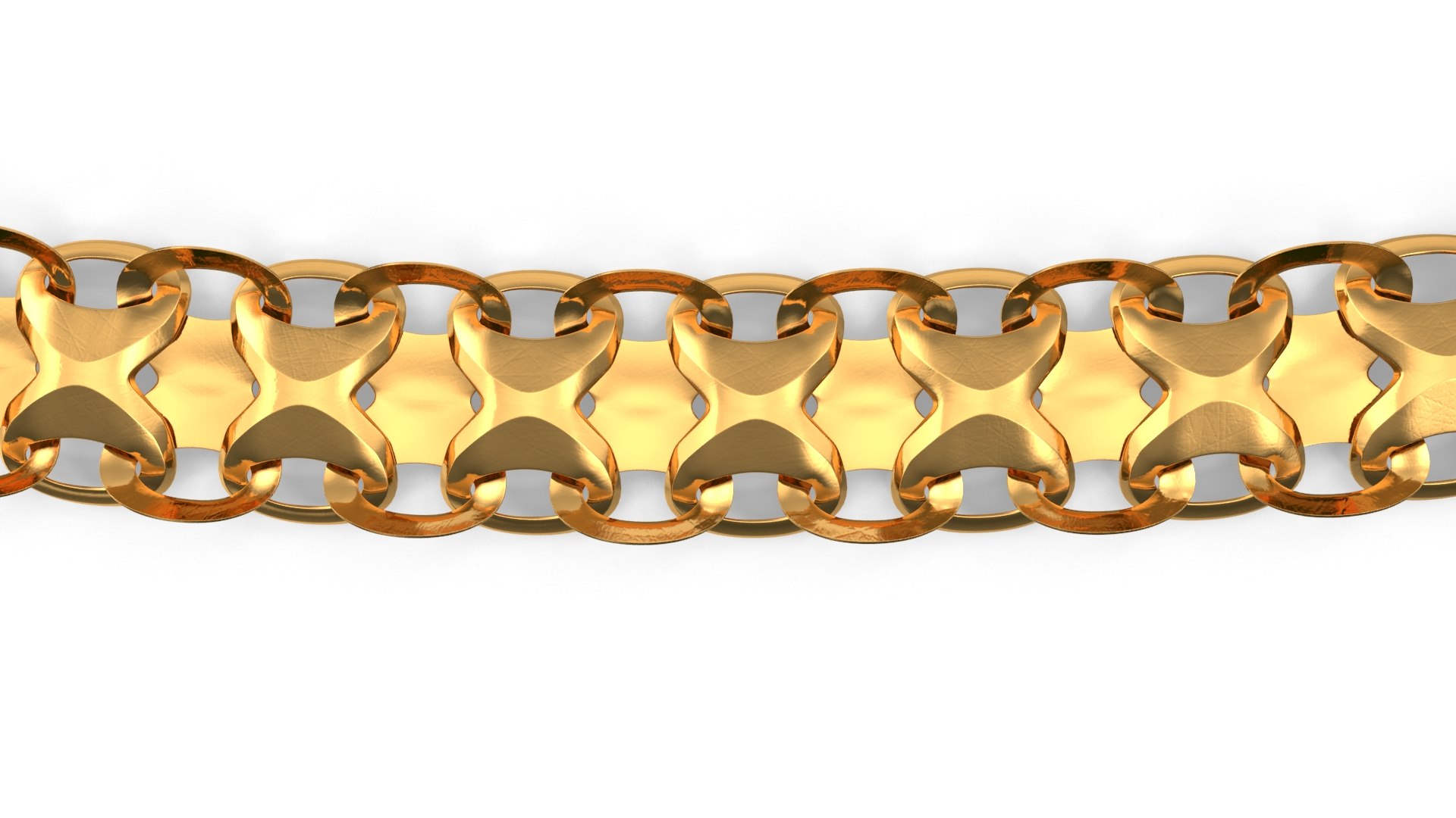 3D Model Gold Chain Necklace - TurboSquid 1484806