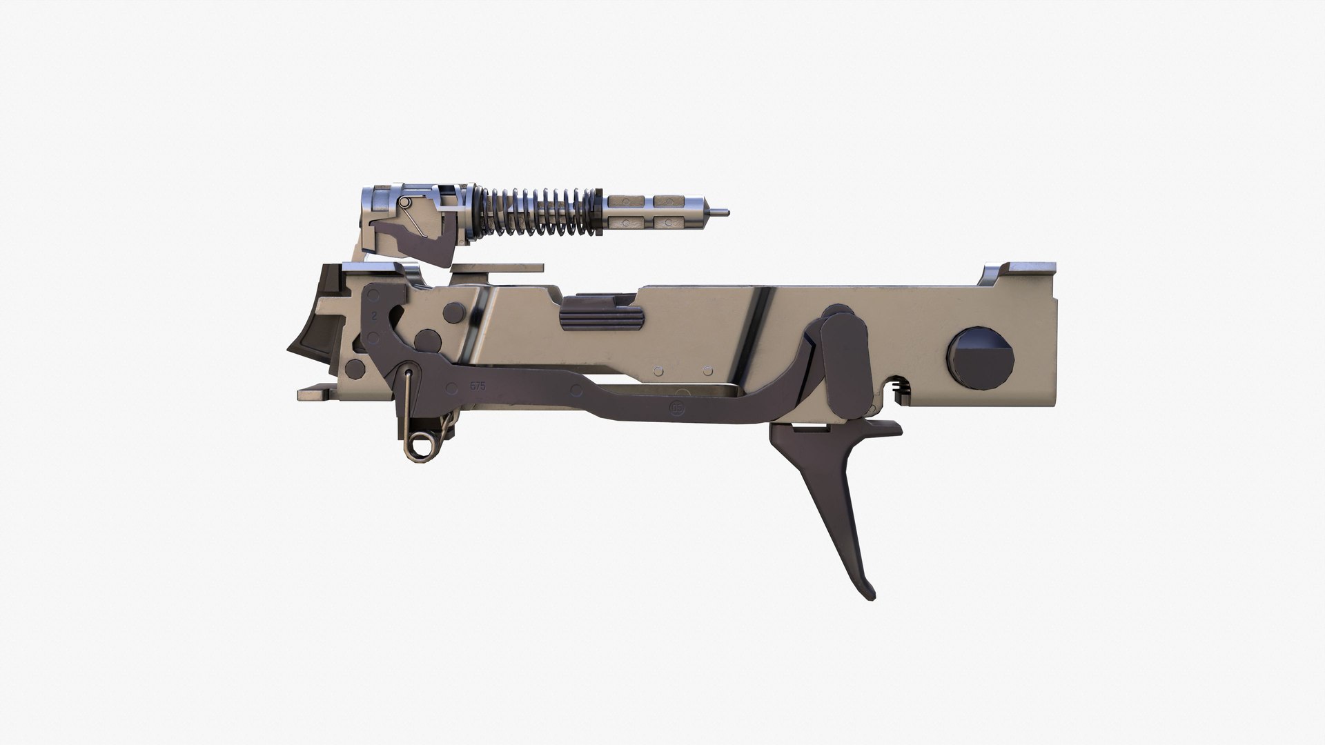 Sig Sauer P320 Fire-control Assembly Low Poly model - TurboSquid 2055514
