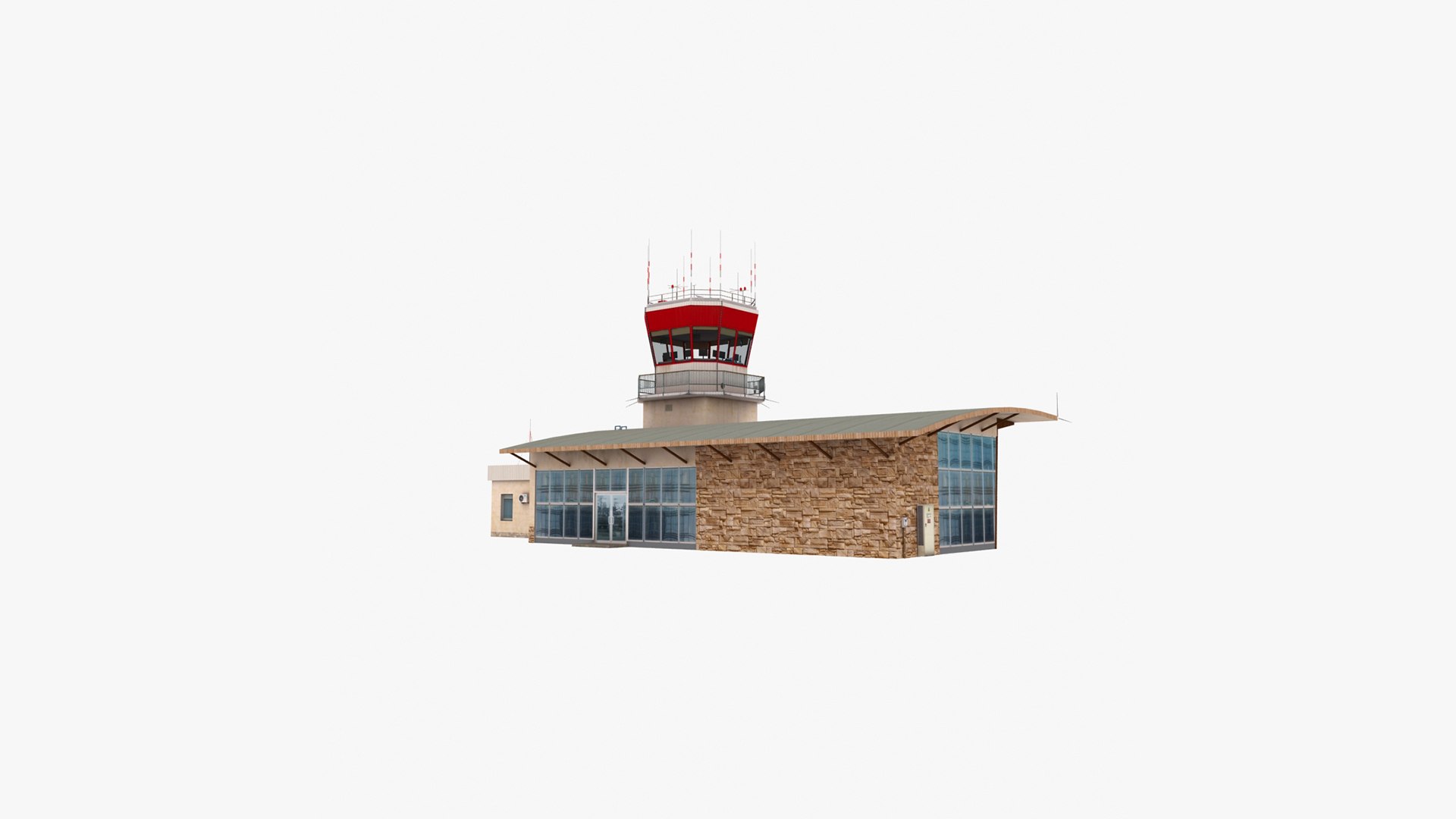 3D Airport Terminal Model - TurboSquid 1946304
