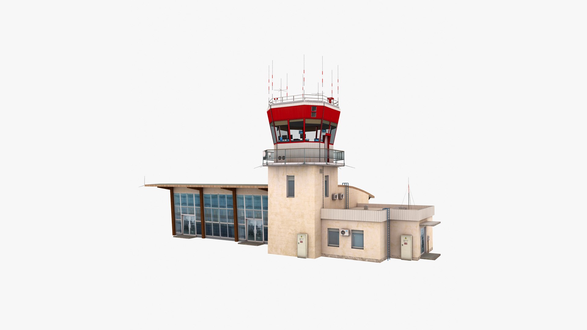 3D Airport Terminal Model - TurboSquid 1946304