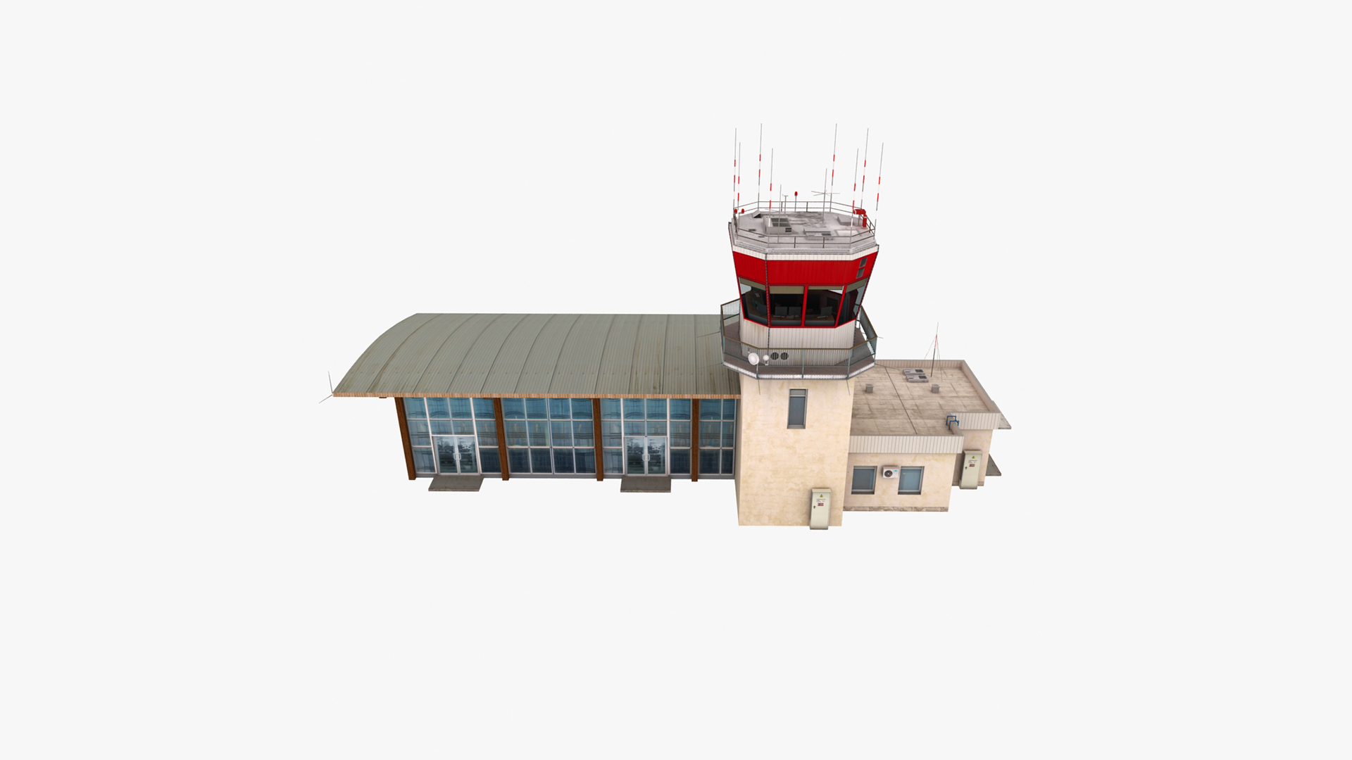 3D Airport Terminal Model - TurboSquid 1946304