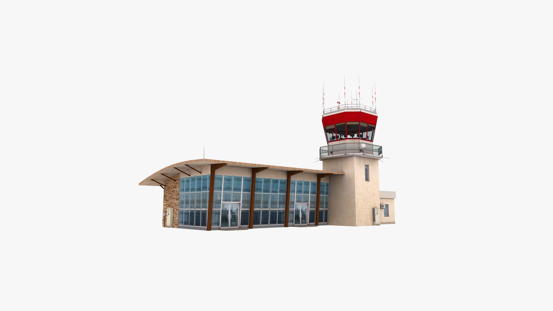 3D Airport Terminal Model - TurboSquid 1946304