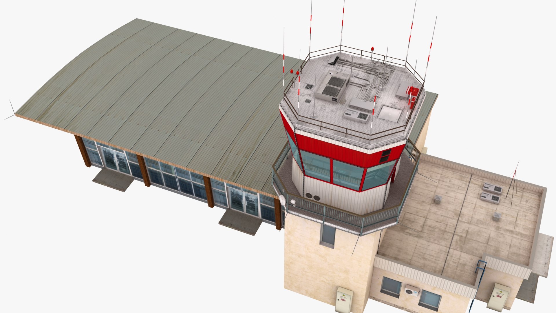 3D Airport Terminal Model - TurboSquid 1946304