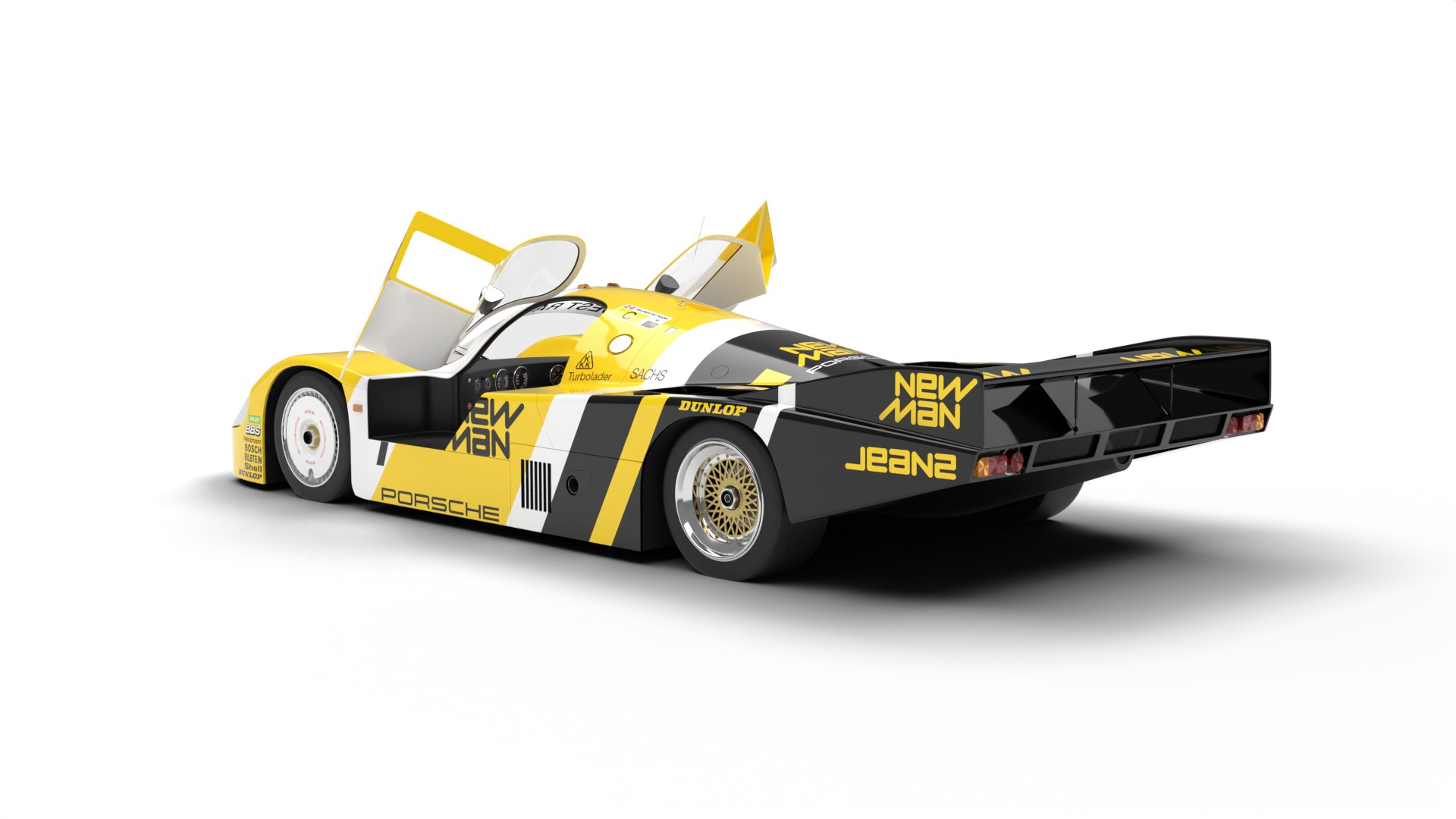 3D Pack Porsche 956 Cars HQ Interior Model - TurboSquid 2347460