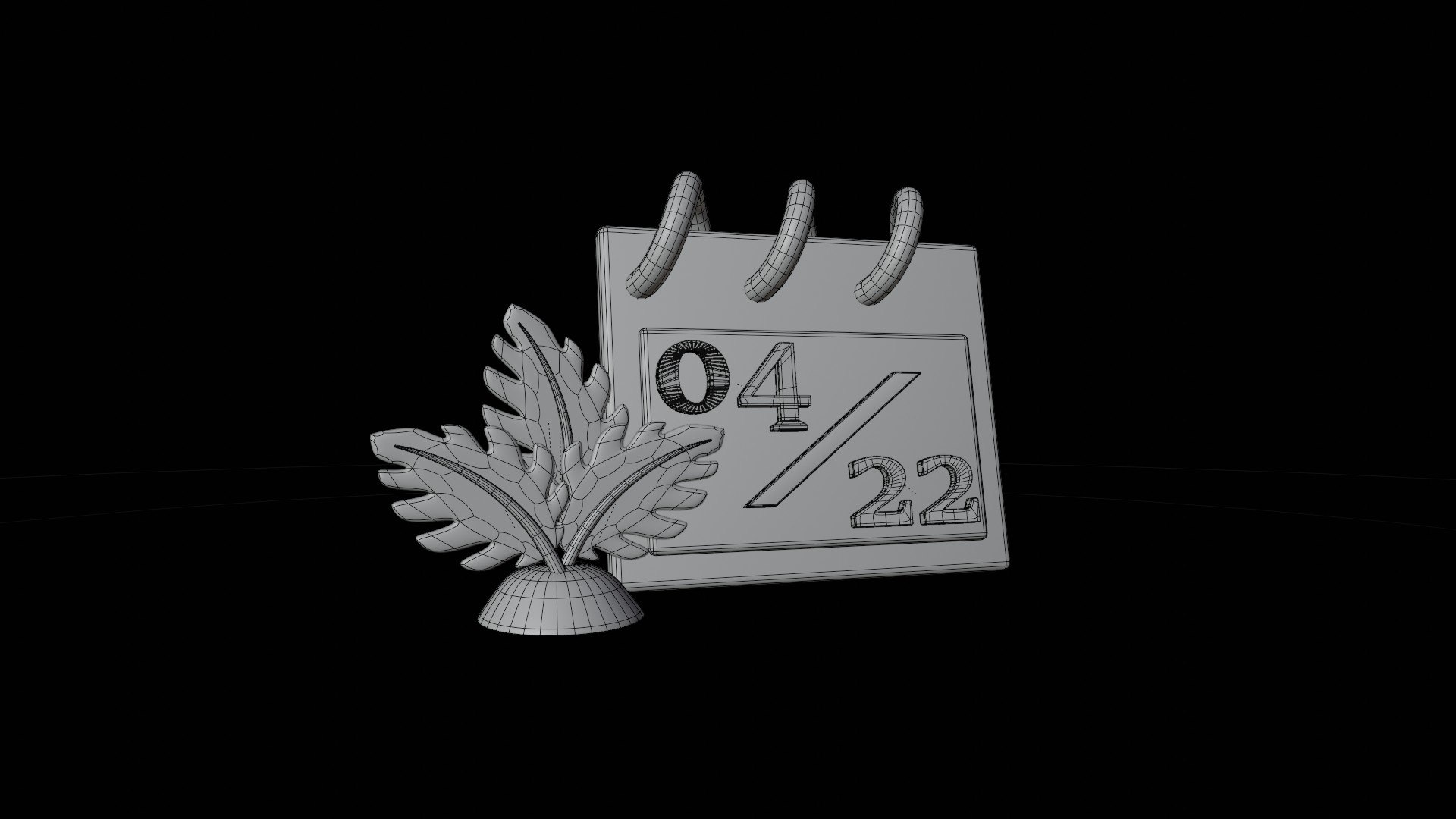 3D Earth Day Calendar Model - TurboSquid 2254932