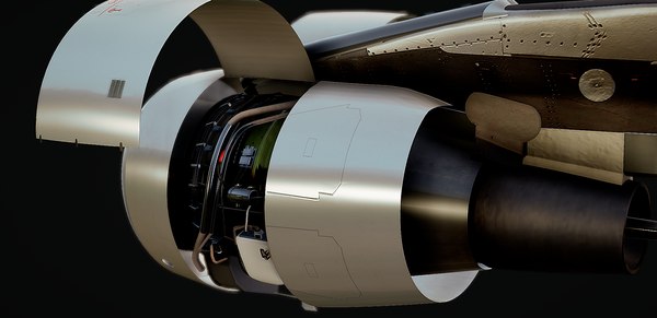 3D model airbus a320 engine - TurboSquid 1544992