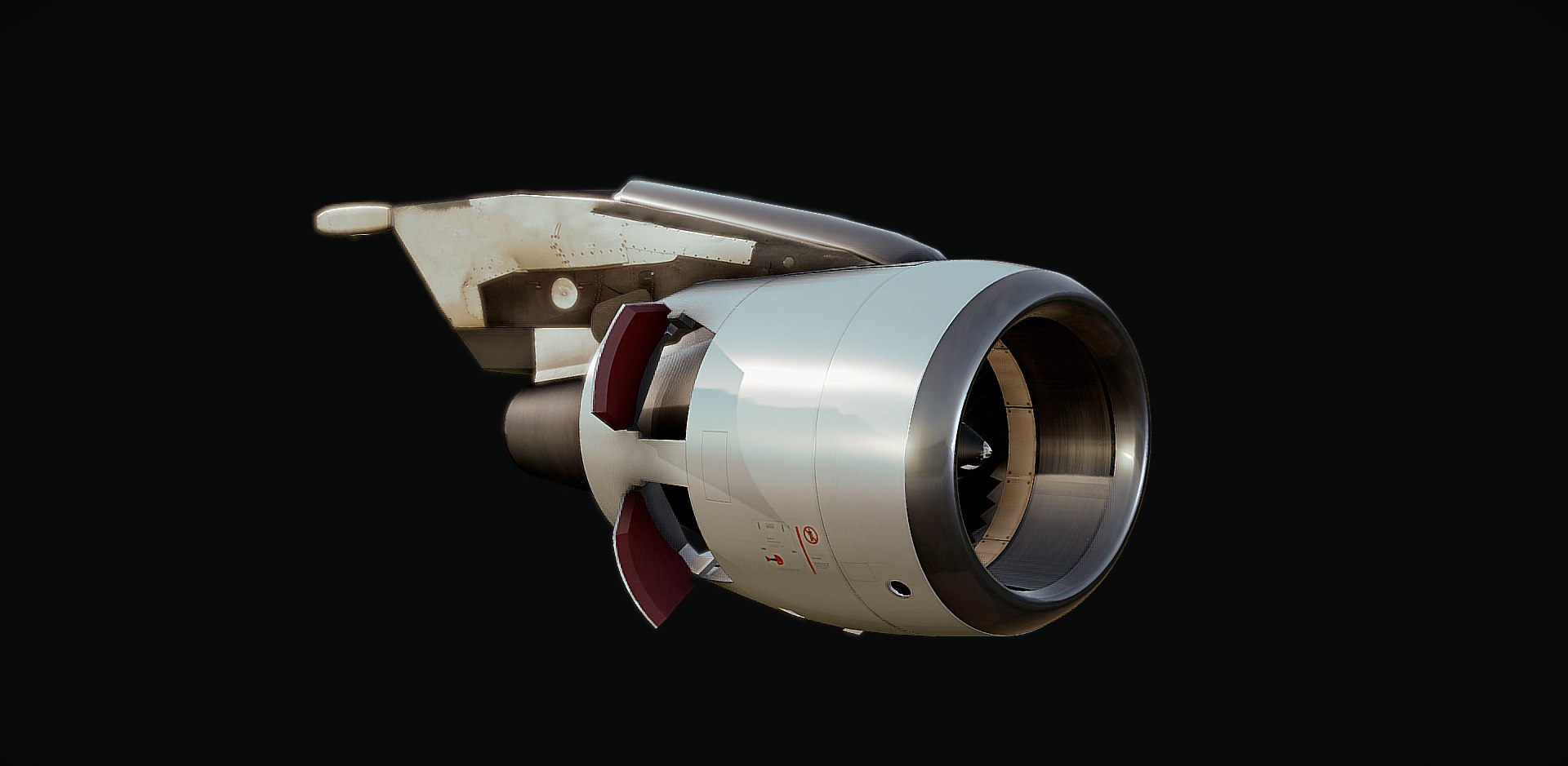 3D Model Airbus A320 Engine - TurboSquid 1544992