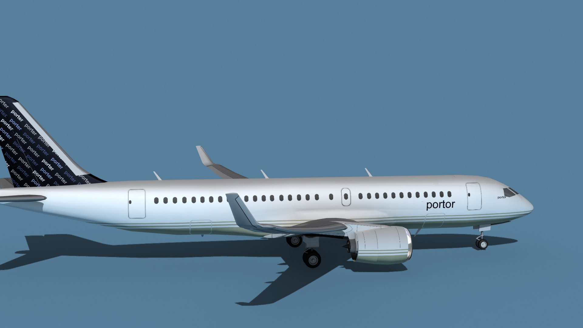 3D model Bombardier CS100 Porter - TurboSquid 1763242
