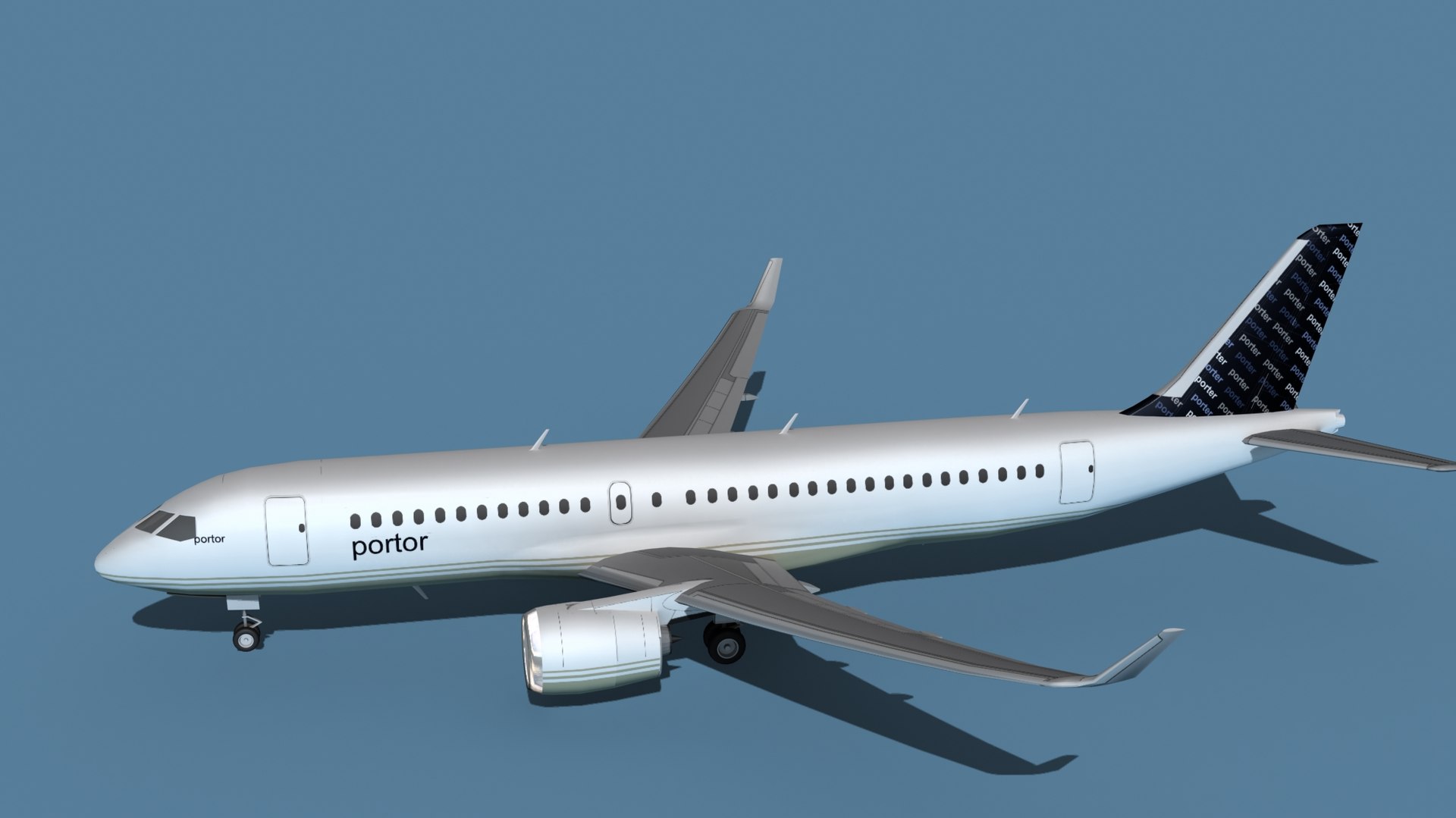 3D model Bombardier CS100 Porter - TurboSquid 1763242