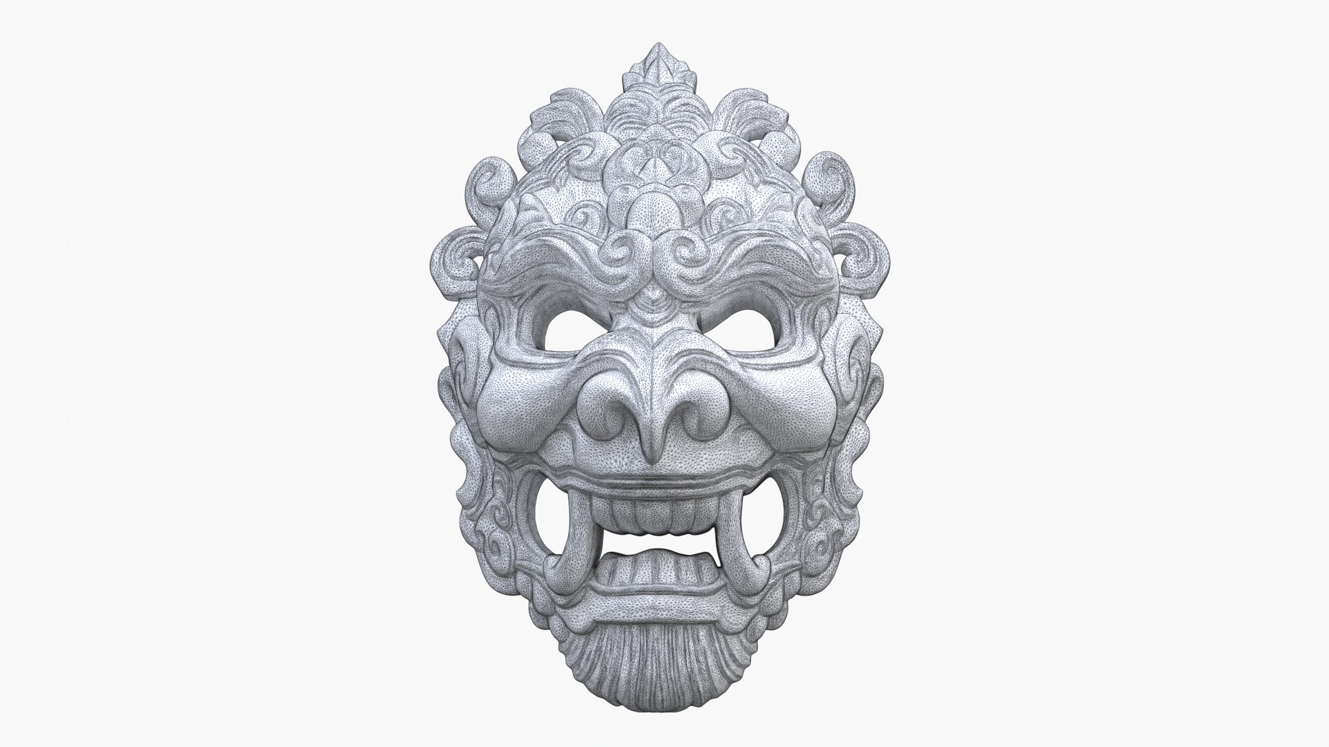 Collection 4 Indonesian Masks 3D Model - TurboSquid 2201812