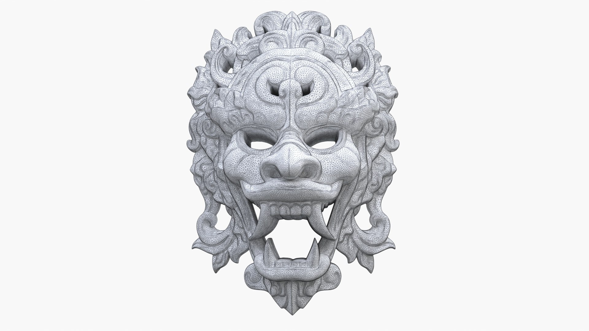 Collection 4 Indonesian Masks 3D Model - TurboSquid 2201812