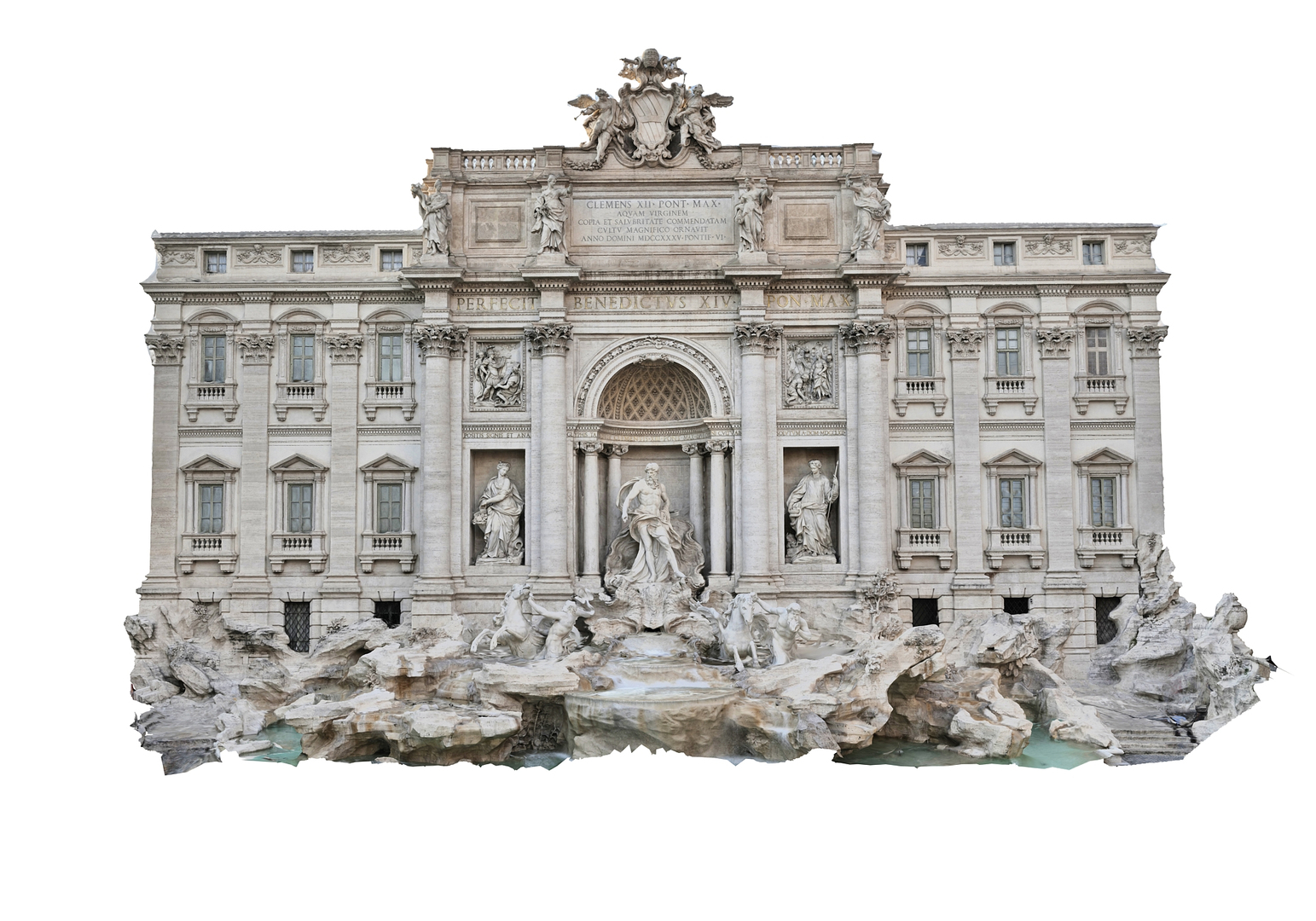3D Fountain Di Trevi - TurboSquid 1755689