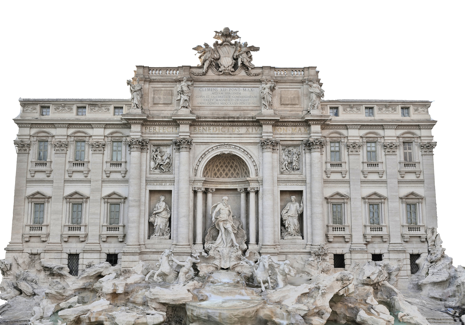 3D Fountain Di Trevi - TurboSquid 1755689