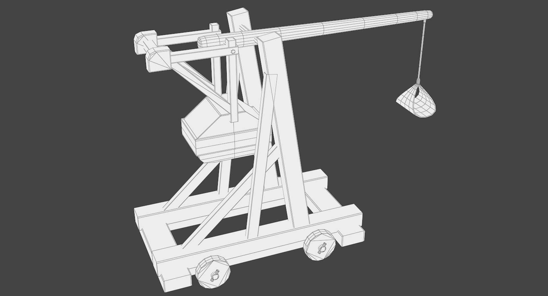 3d trebuchet model