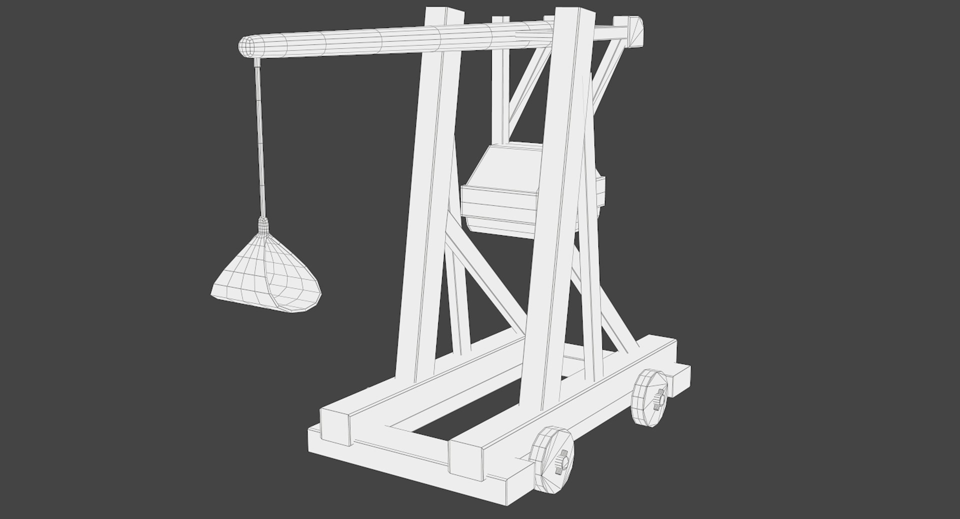 3d trebuchet model