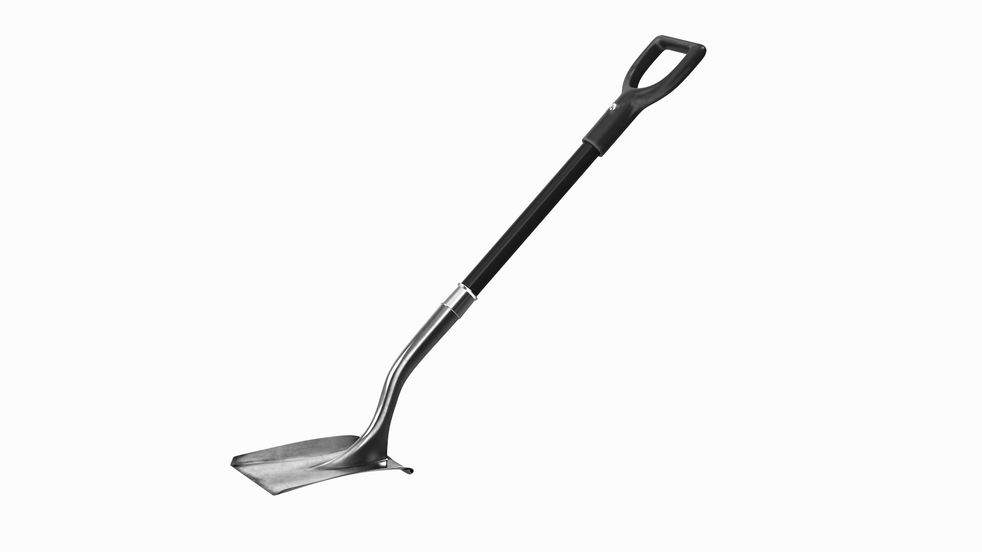 Square Blade Shovel Black Shaft 3D Model - TurboSquid 2153039